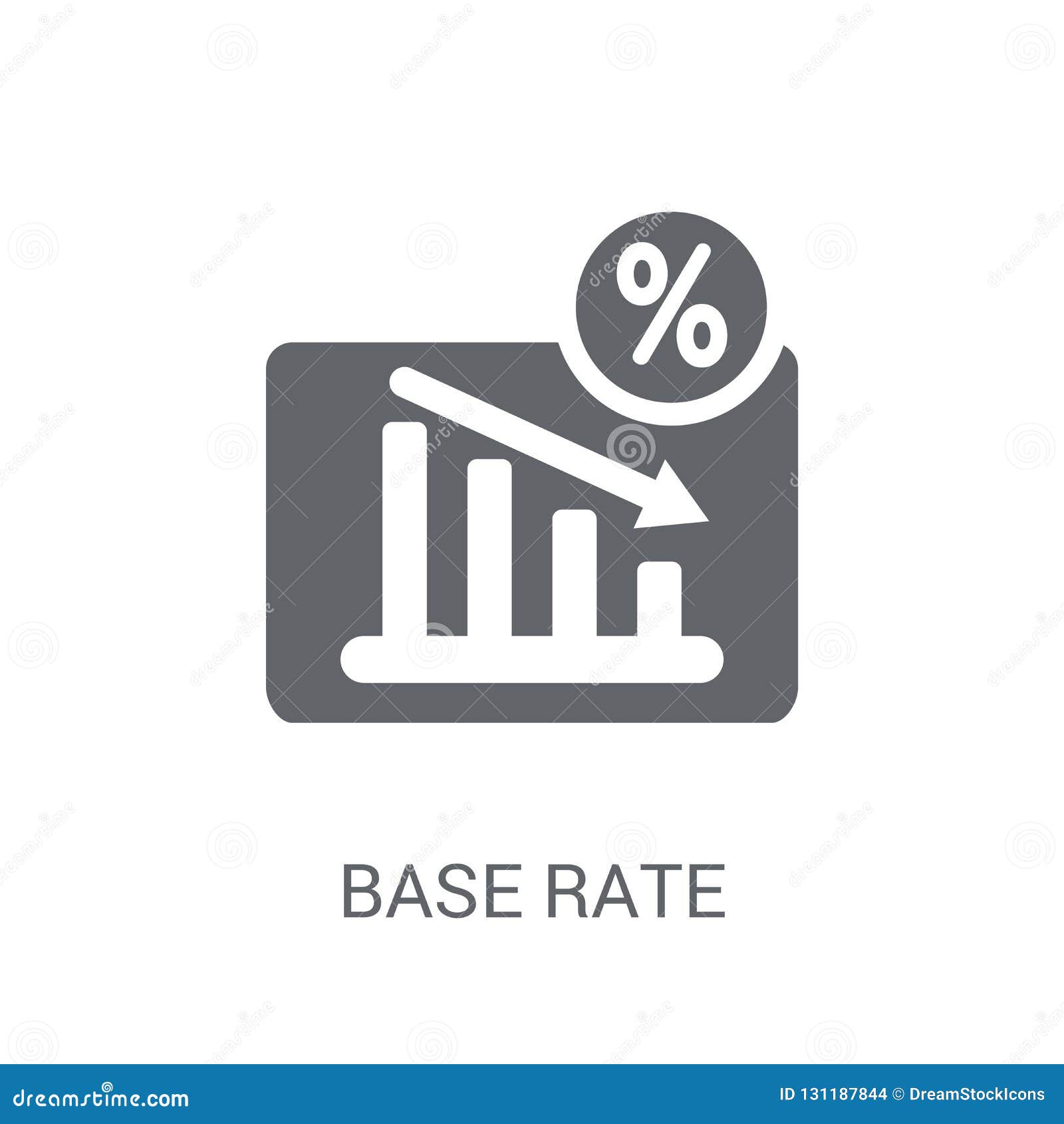 Icono de la tarifa baja ilustración del vector. Ilustración de humano ...