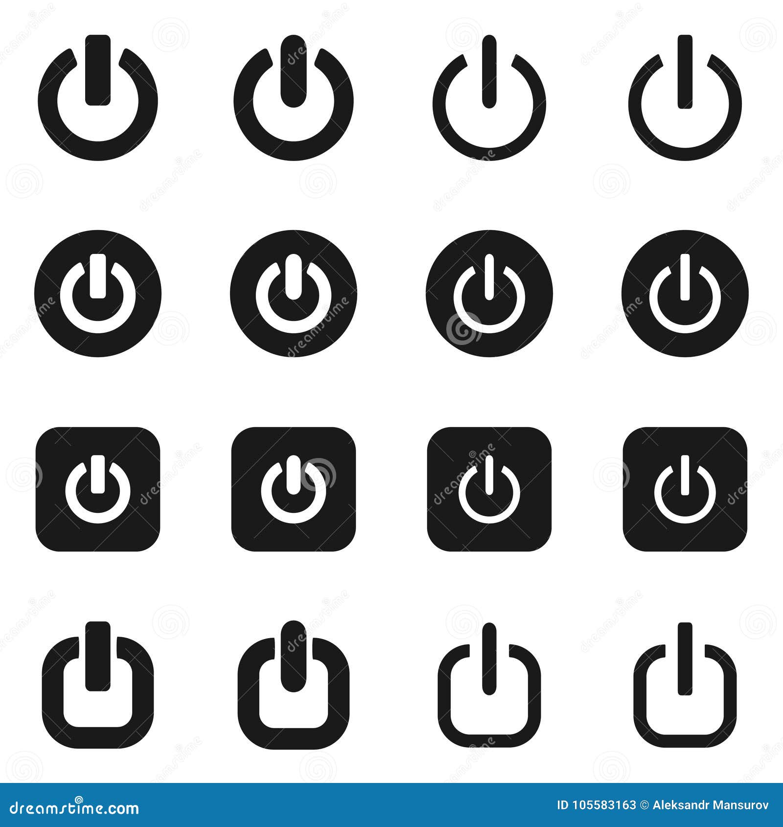 Icono De La Tecla De Partida Ilustración del Vector - Ilustración de ...