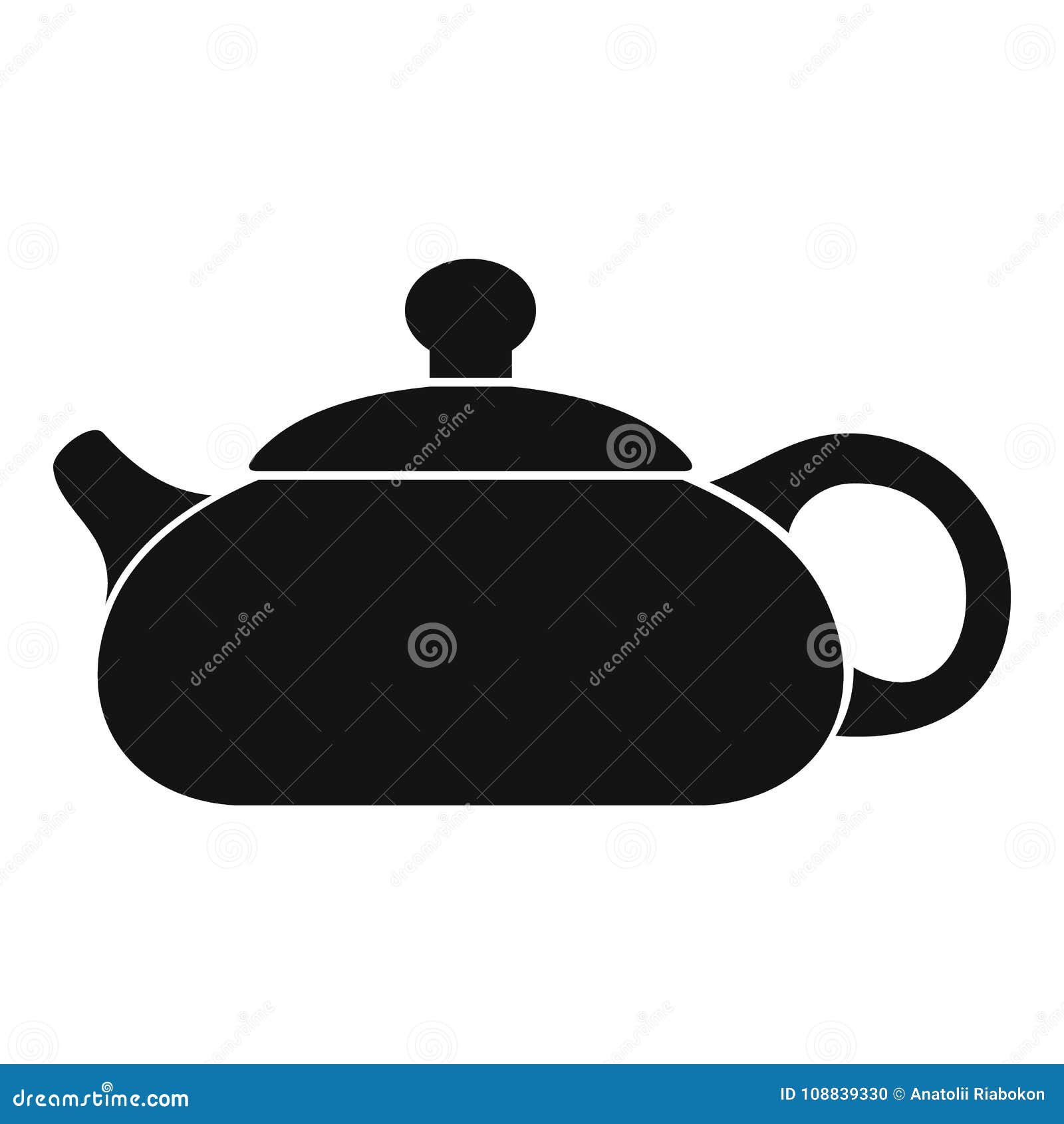 Icono De La Tetera, Estilo Simple Ilustración del Vector - Ilustración ...