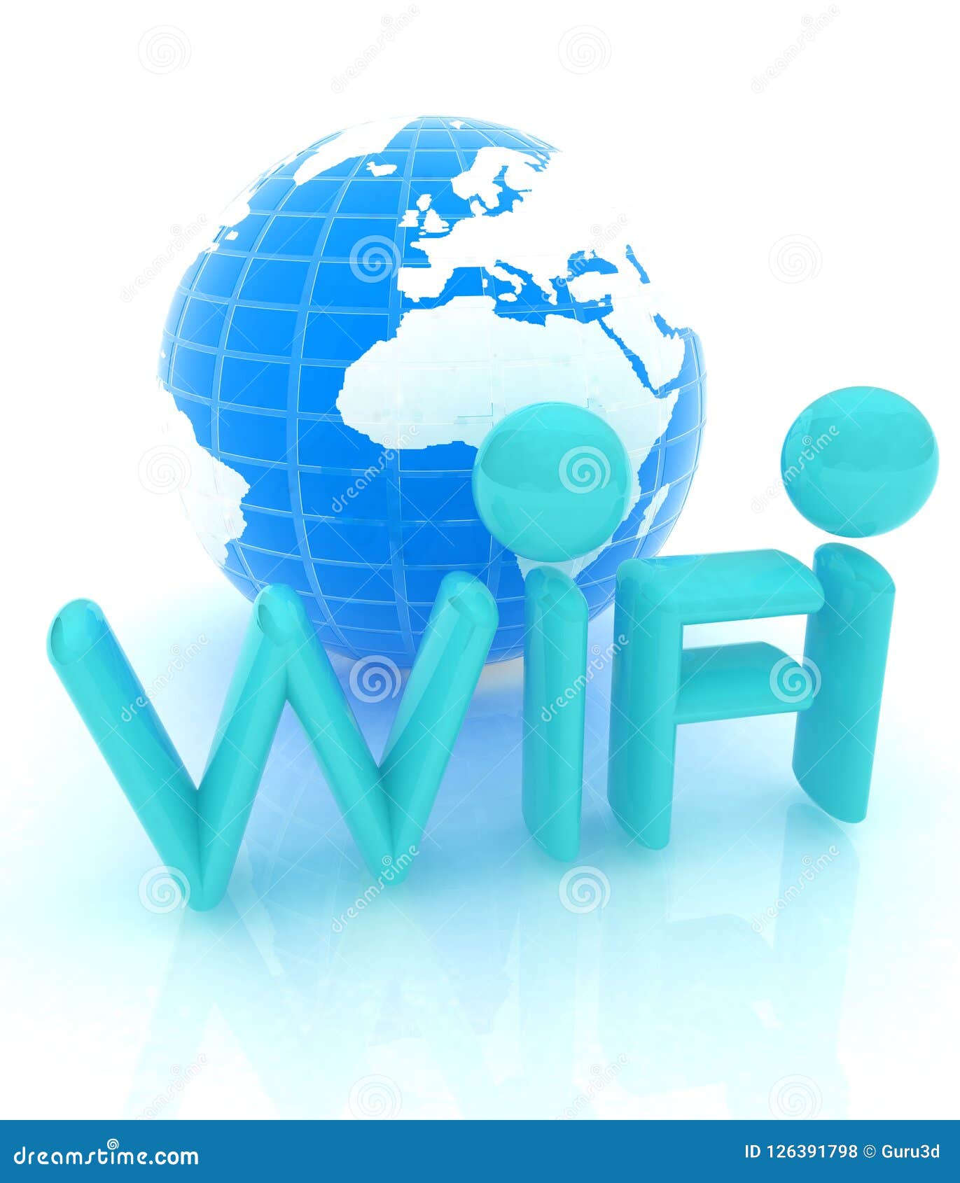 Icono de la tierra de Wifi stock de ilustración. Ilustración de planeta ...