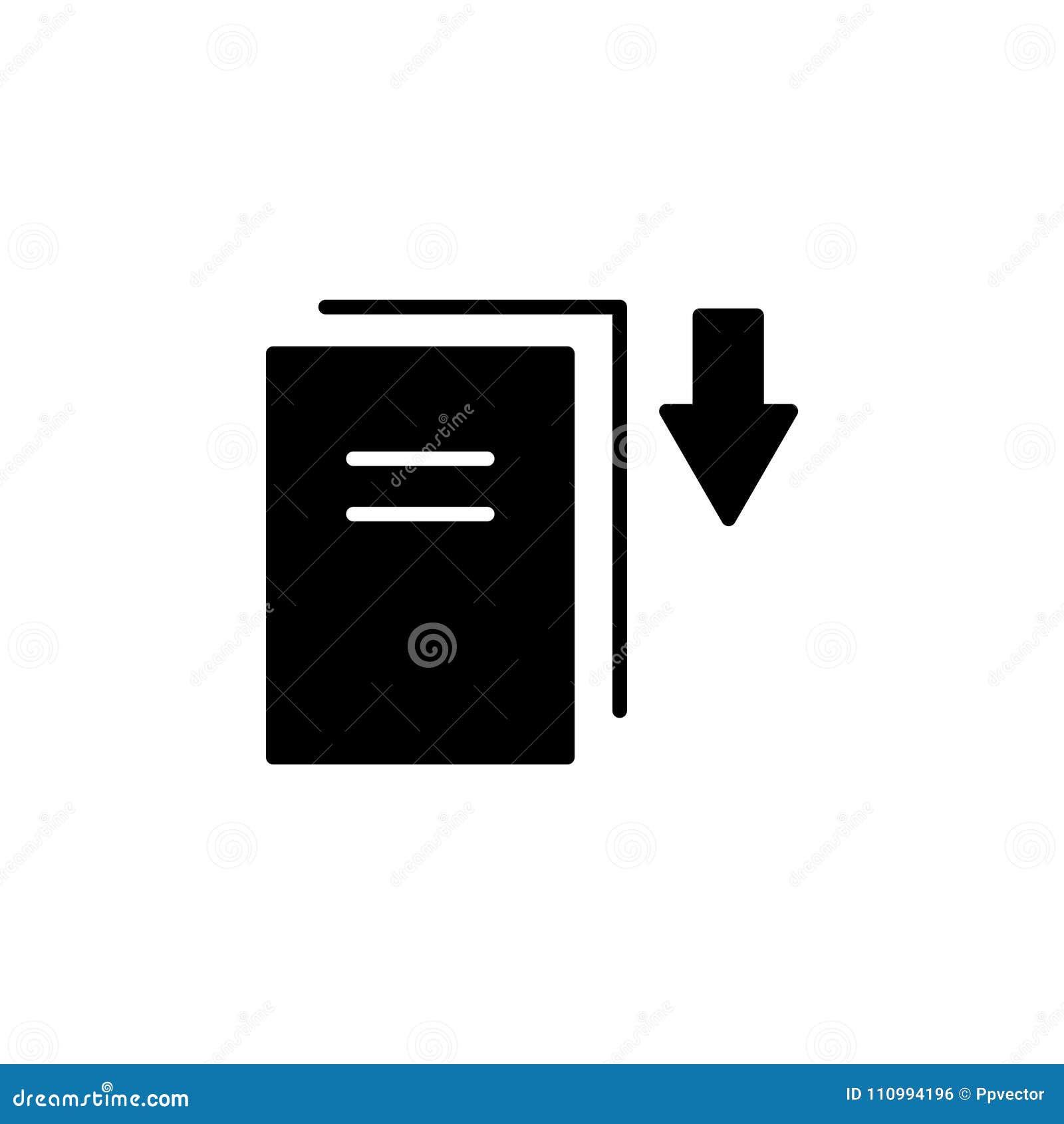 Icono De La Transferencia Directa Símbolo Del Ejemplo Del Vector ...