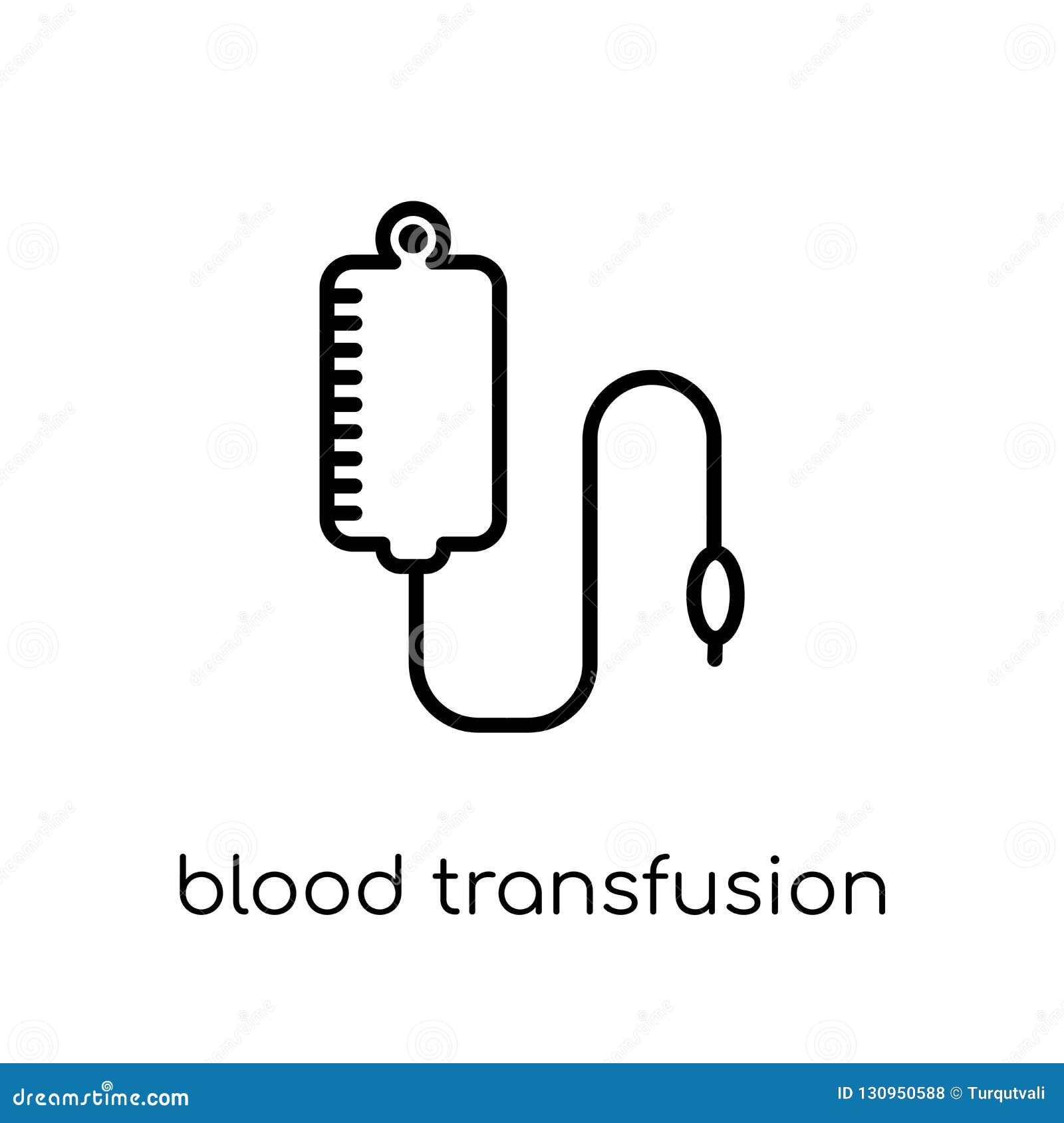 Icono De La Transfusión De Sangre Sangre Linear Plana Moderna De Moda T Del Vector Ilustración ...