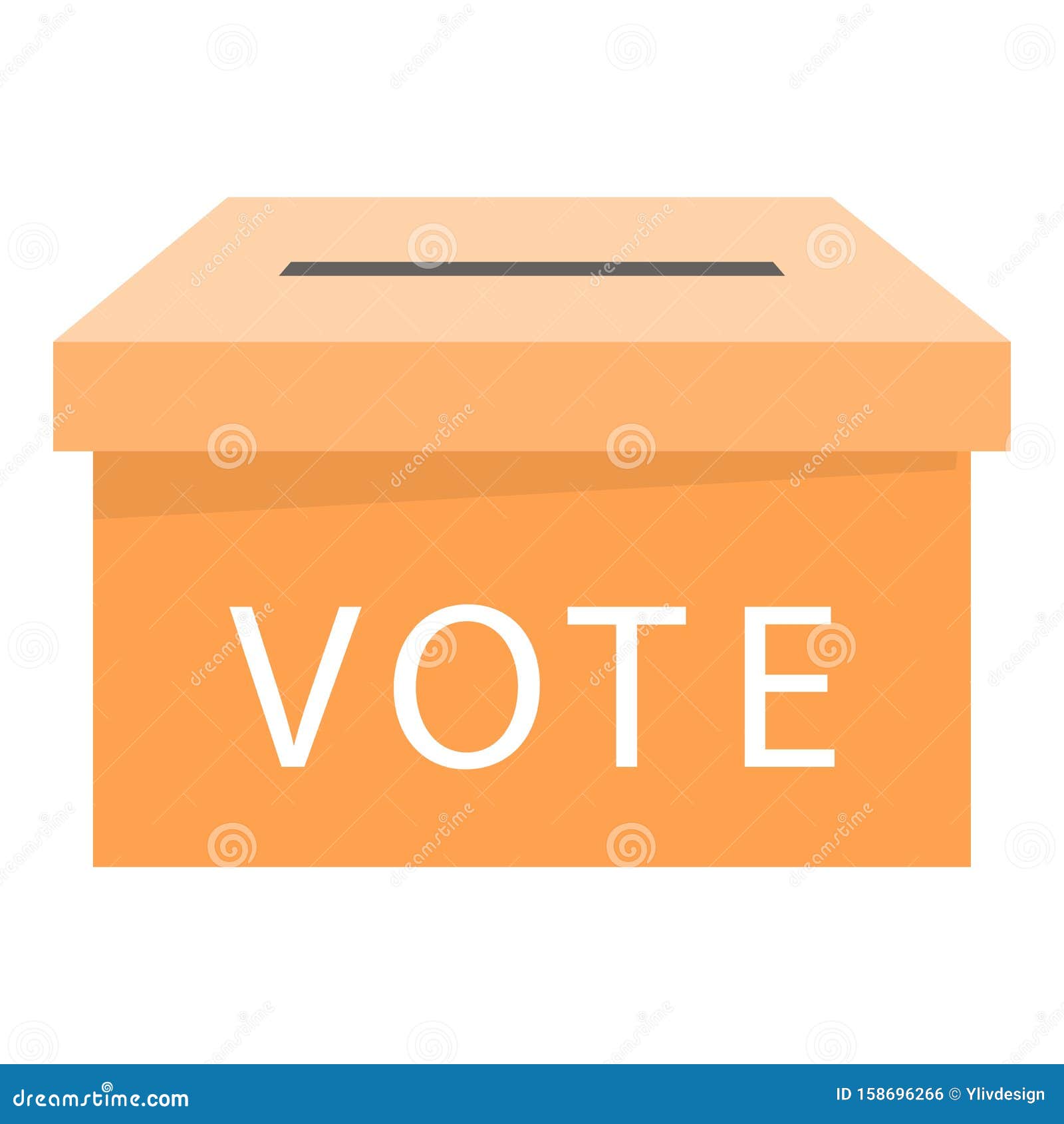 Icono De La Urna, Estilo Plano Ilustración del Vector - Ilustración de ...