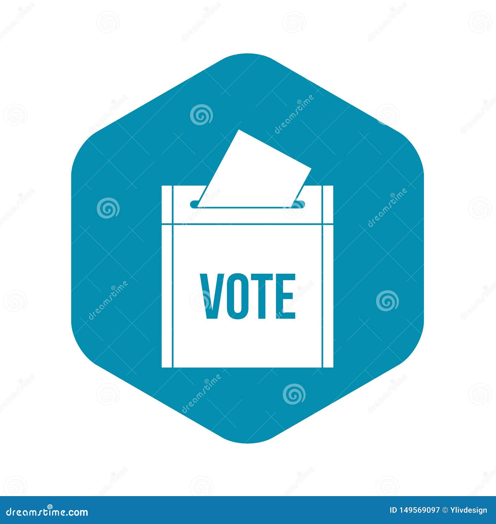 Icono De La Urna, Estilo Simple Ilustración del Vector - Ilustración de ...