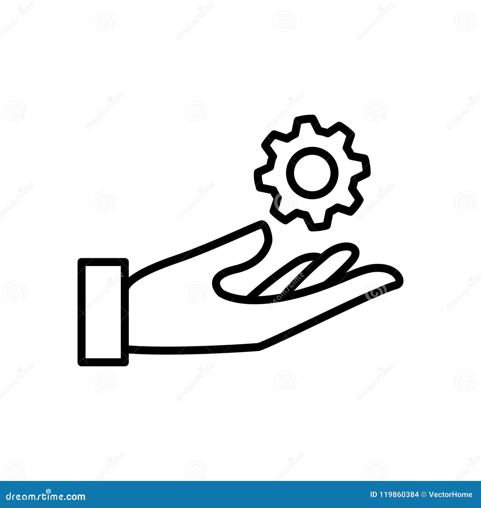 Icono De La Utilidad, Ejemplo Del Vector Ilustración del Vector ...