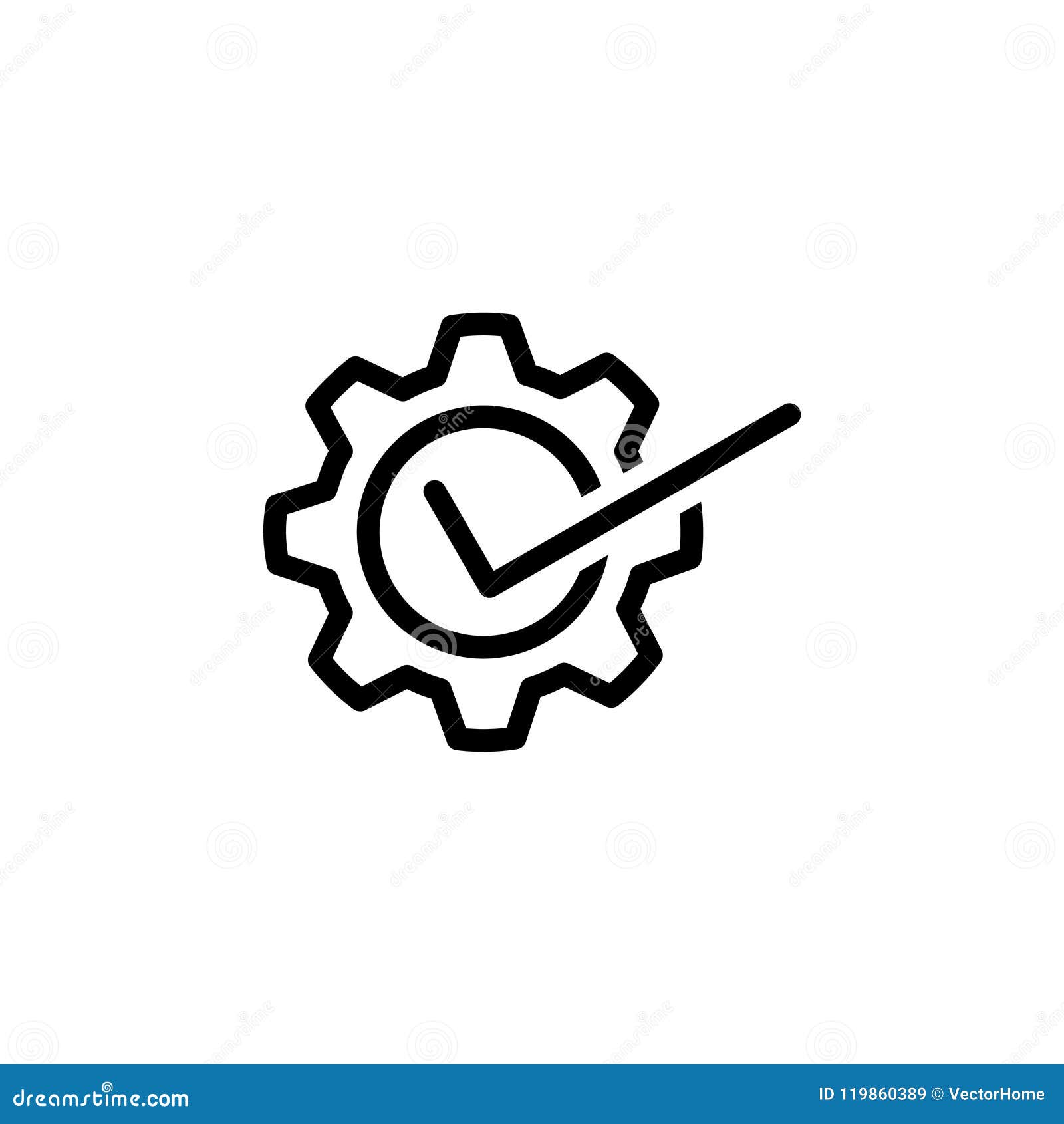 Icono De La Utilidad, Ejemplo Del Vector Ilustración del Vector ...