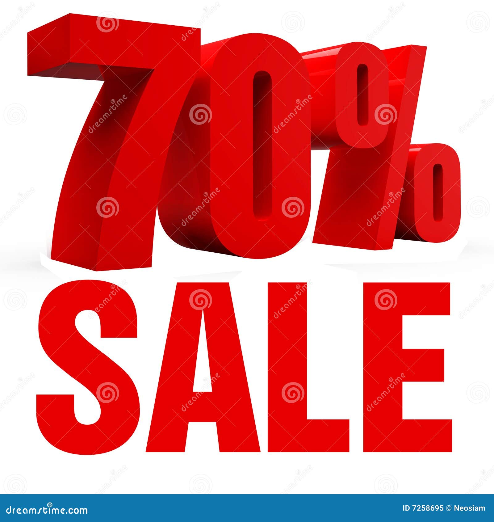 Icono de la venta el 70% stock de ilustración. Ilustración de ...