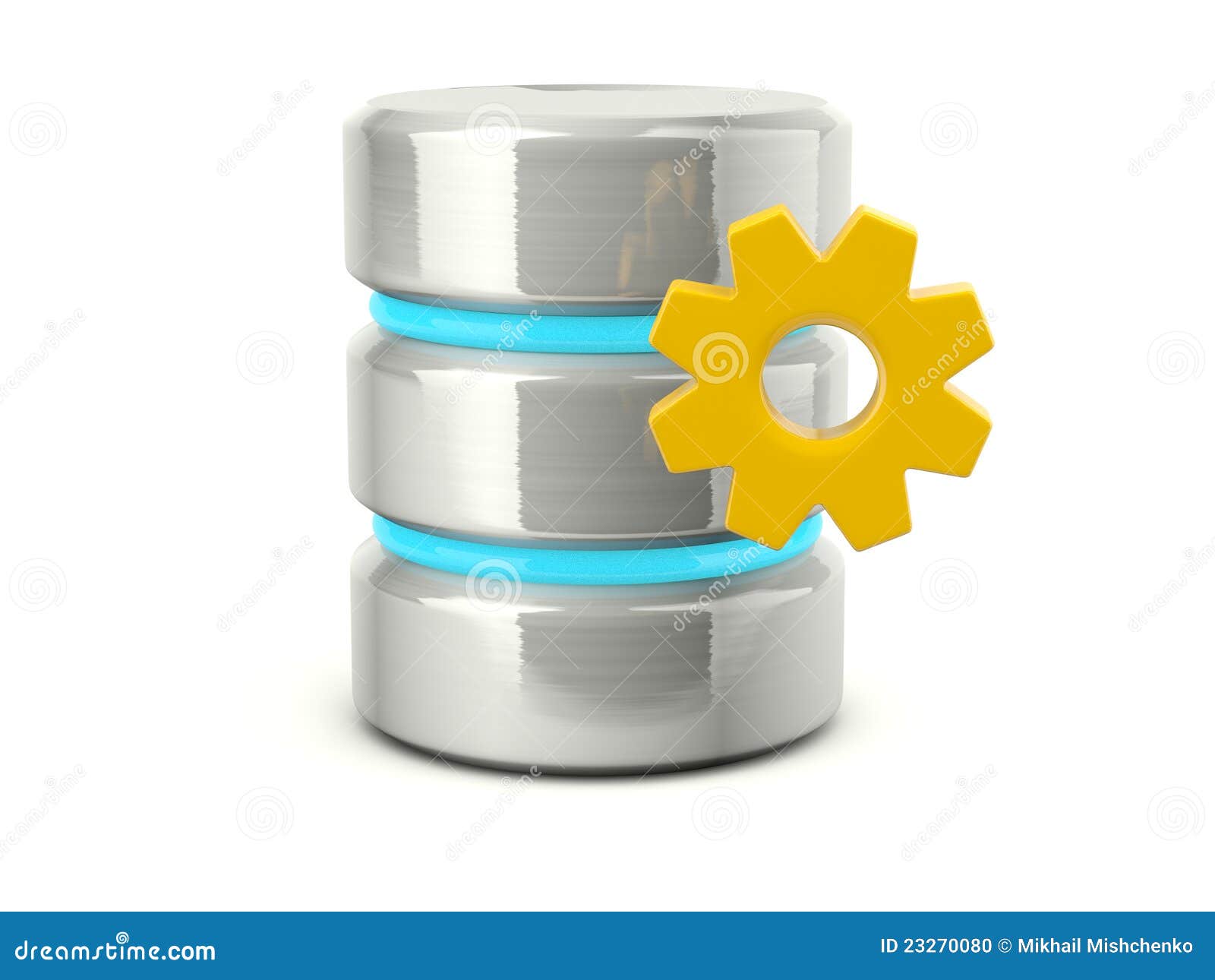 Icono De Las Configuraciones De La Base De Datos Stock de ilustración ...