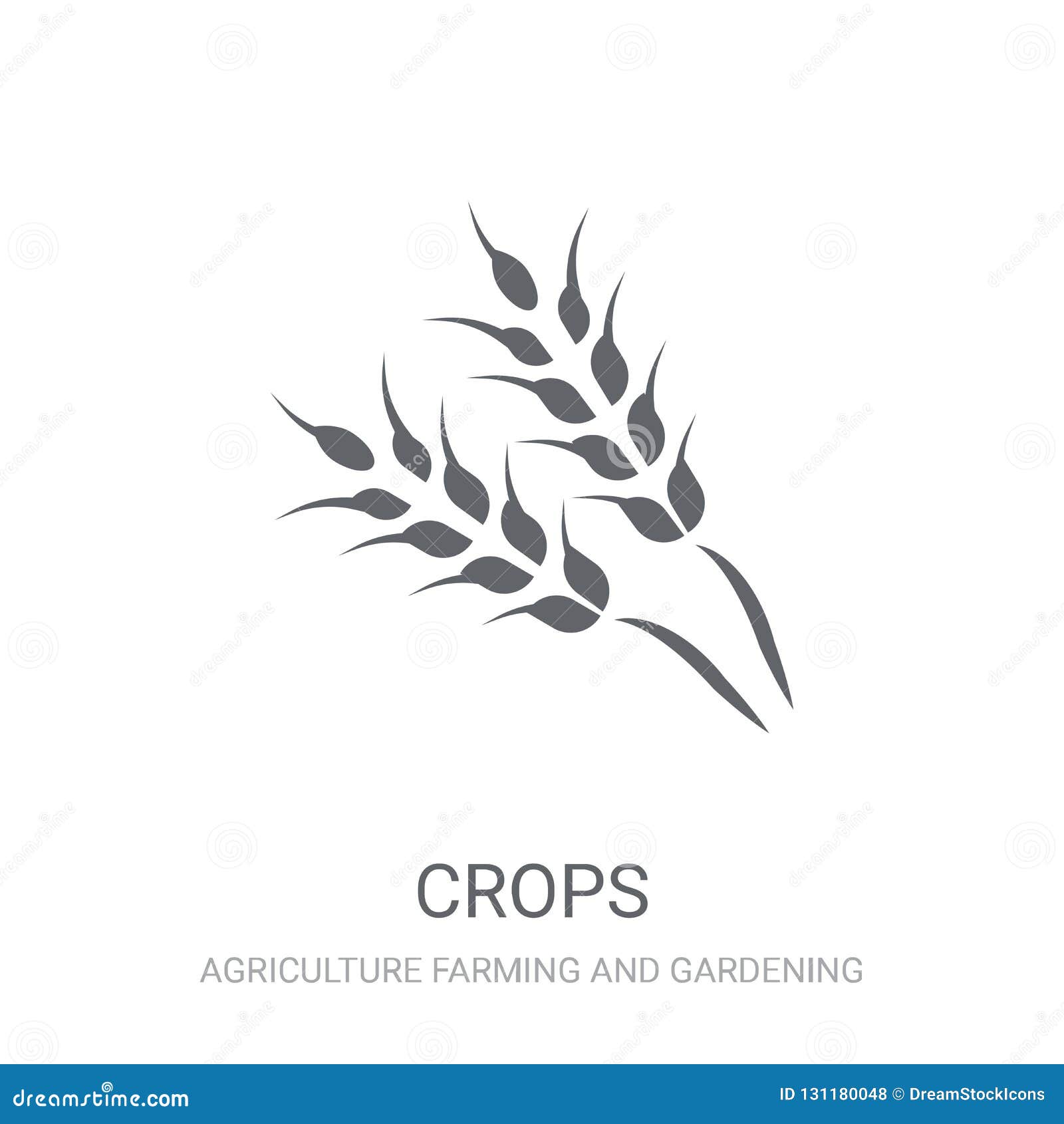 Icono de las cosechas ilustración del vector. Ilustración de forraje ...