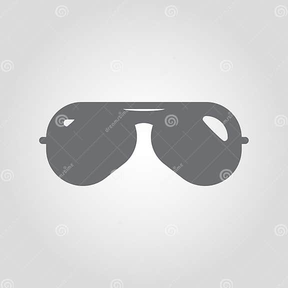 Icono de las gafas de sol stock de ilustración. Ilustración de verano ...