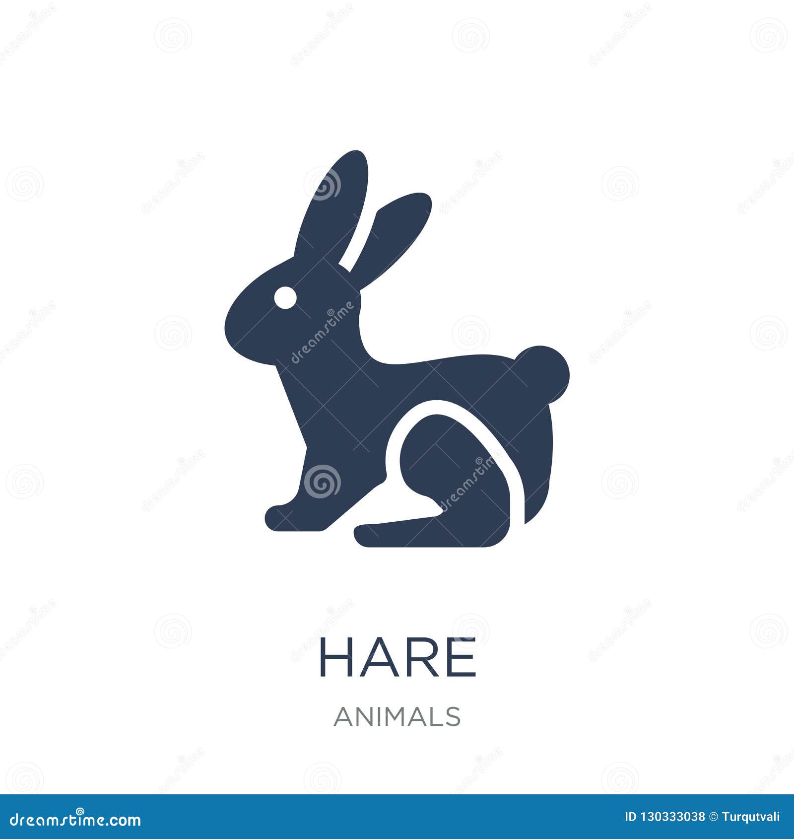 Icono de las liebres ilustración del vector. Ilustración de fauna ...