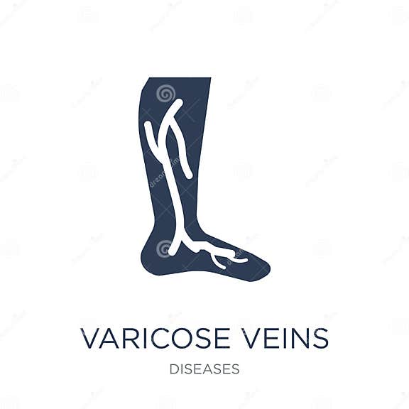 Icono de las varices ilustración del vector. Ilustración de fondo ...
