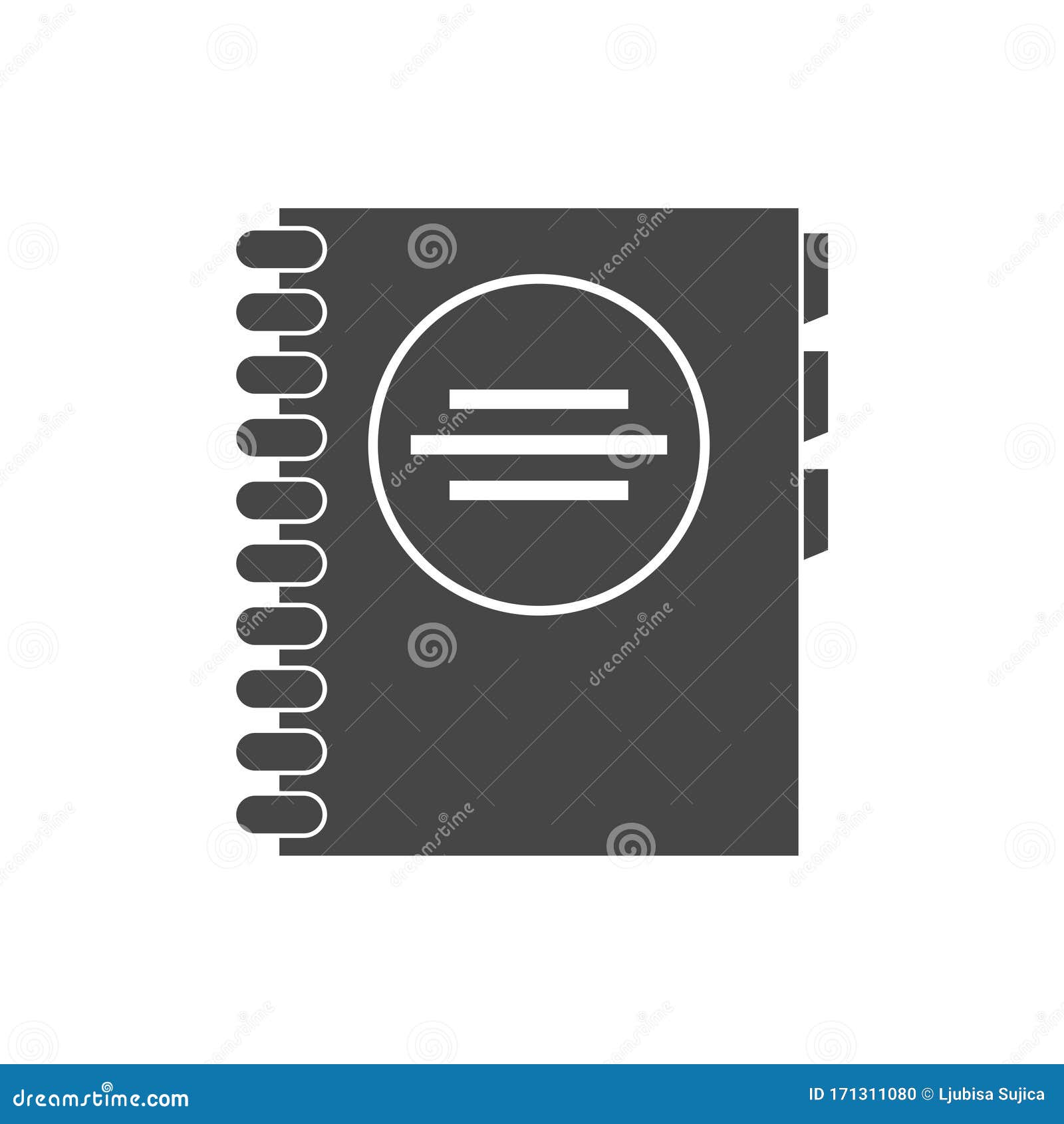 Icono De Libreta De Direcciones Stock de ilustración - Ilustración de ...