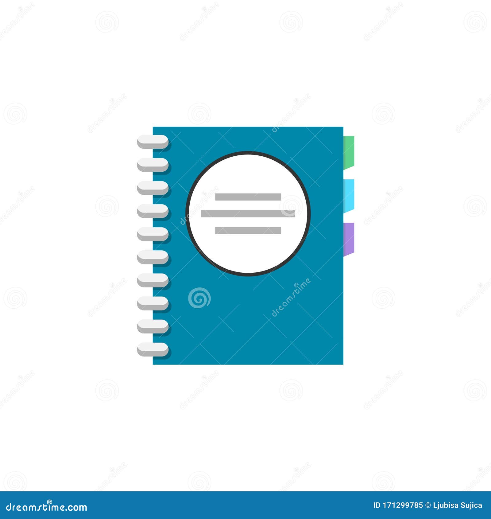 Icono De Libreta De Direcciones Ilustración del Vector - Ilustración de ...