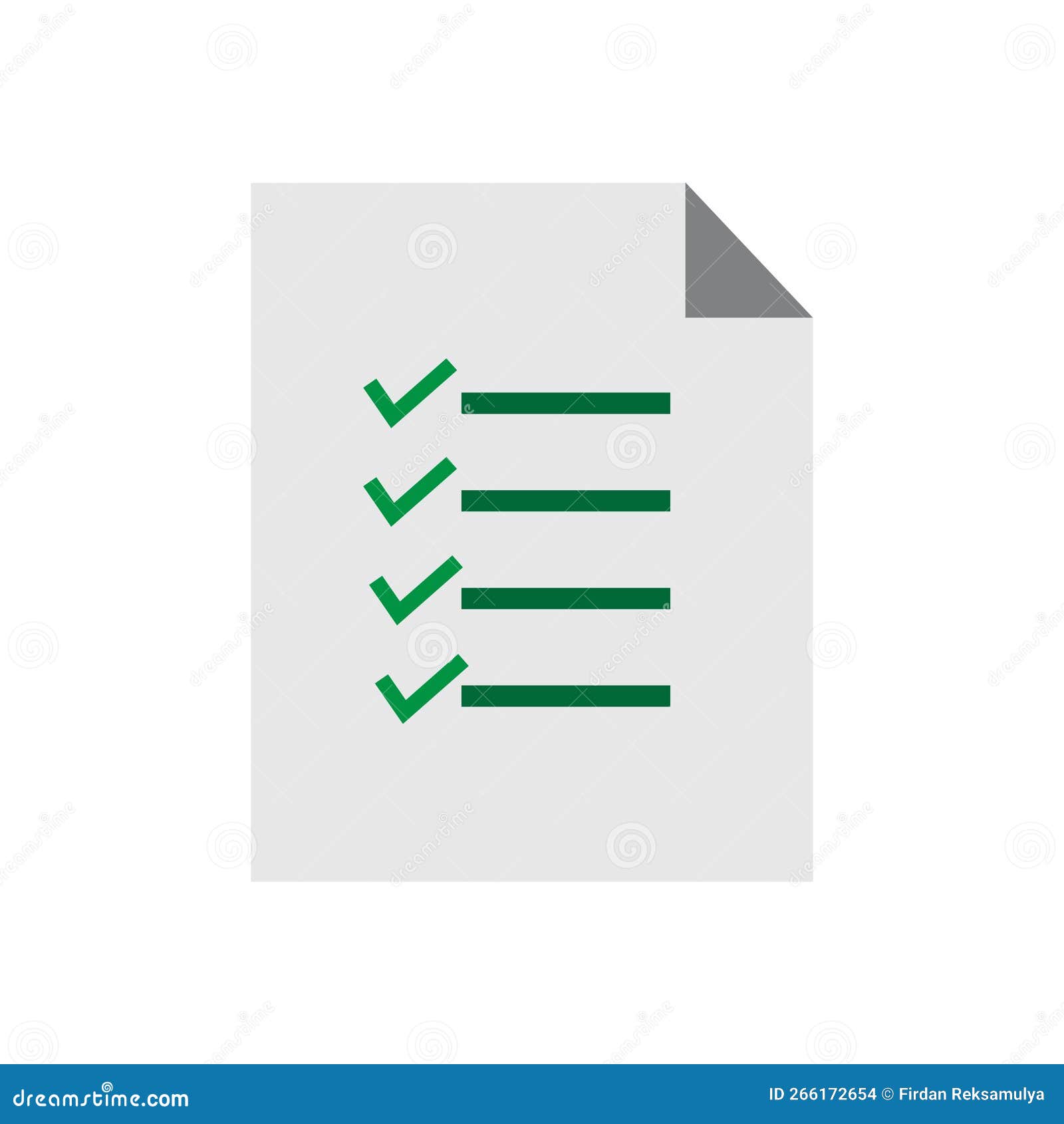 Icono de lista de papel stock de ilustración. Ilustración de lista ...