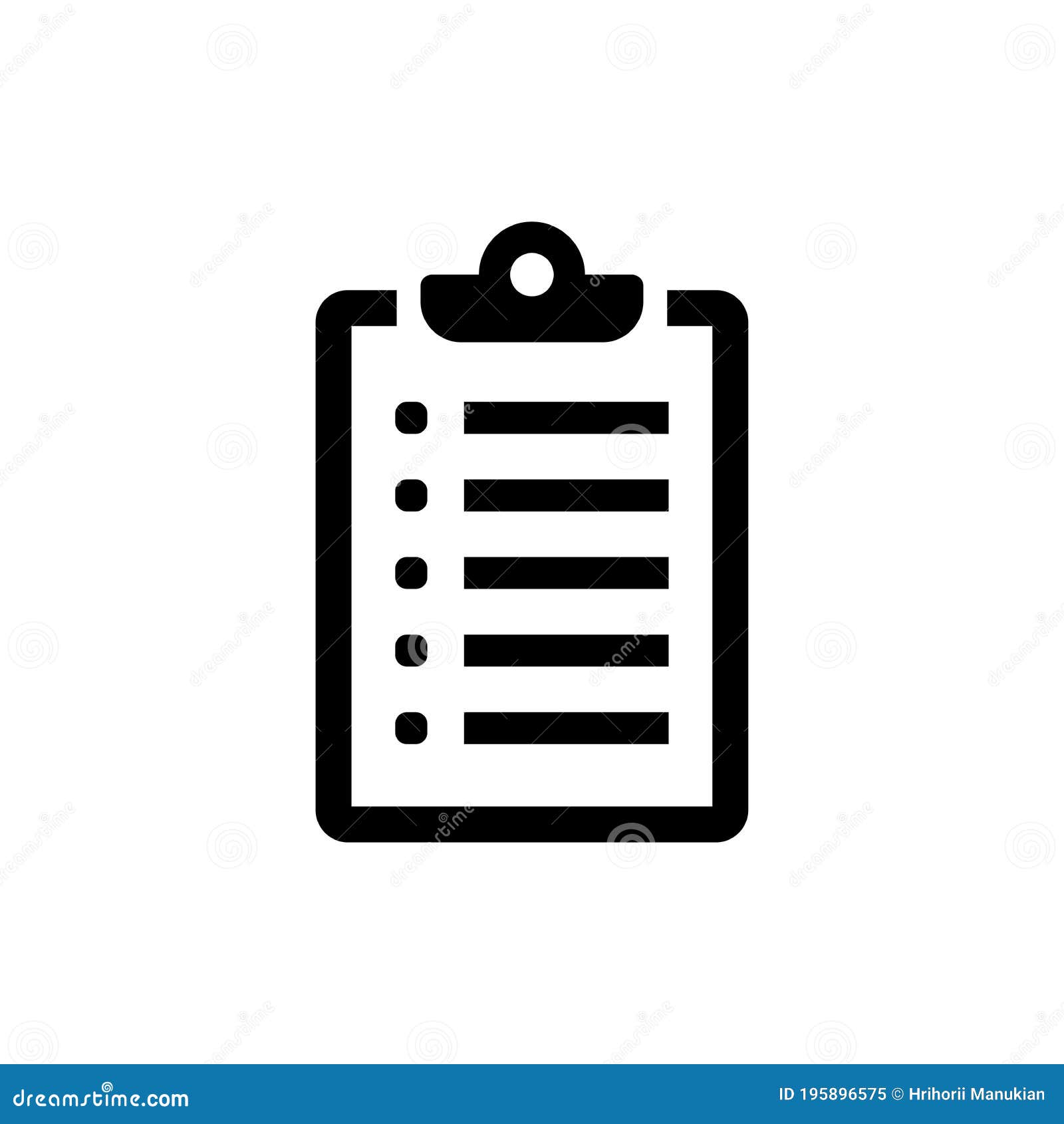 Icono De Lista. Uno De Los Iconos De Set Web Ilustración del Vector ...