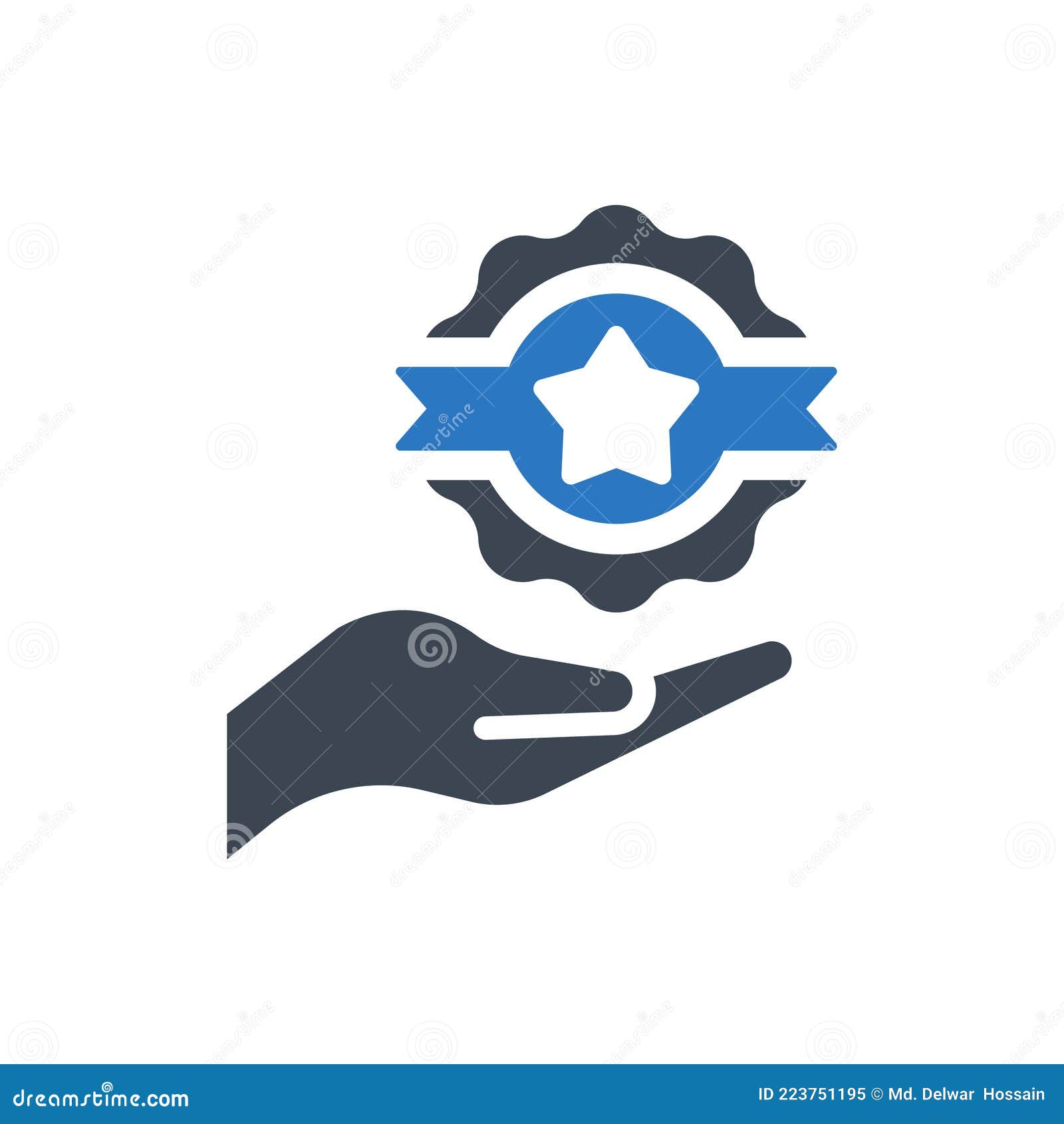 Icono de logro ilustración del vector. Ilustración de icono - 223751195