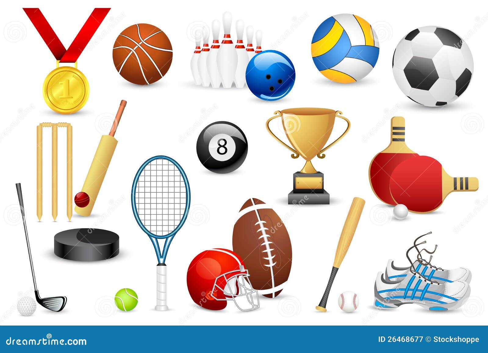 Icono de los deportes ilustración del vector. Ilustración de equipo ...