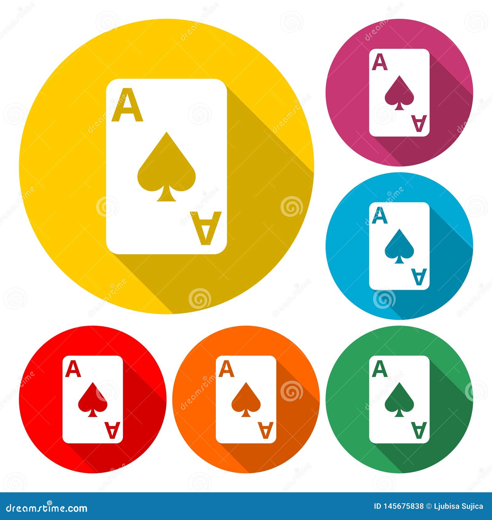 Icono De Los Naipes - Ejemplo Del Vector Ilustración del Vector ...