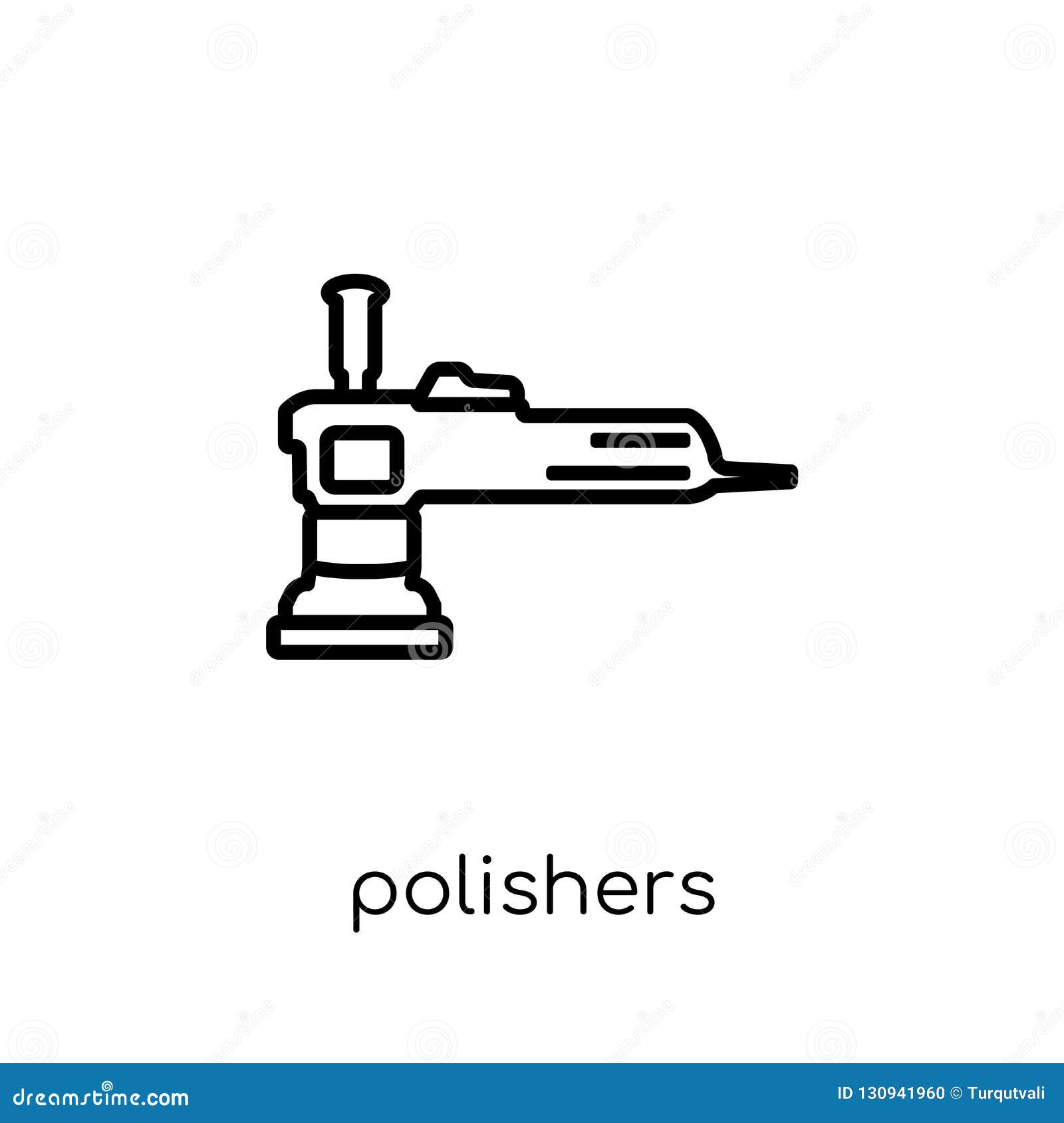 Icono De Los Pulidores Icono Linear Plano Moderno De Moda De Los ...