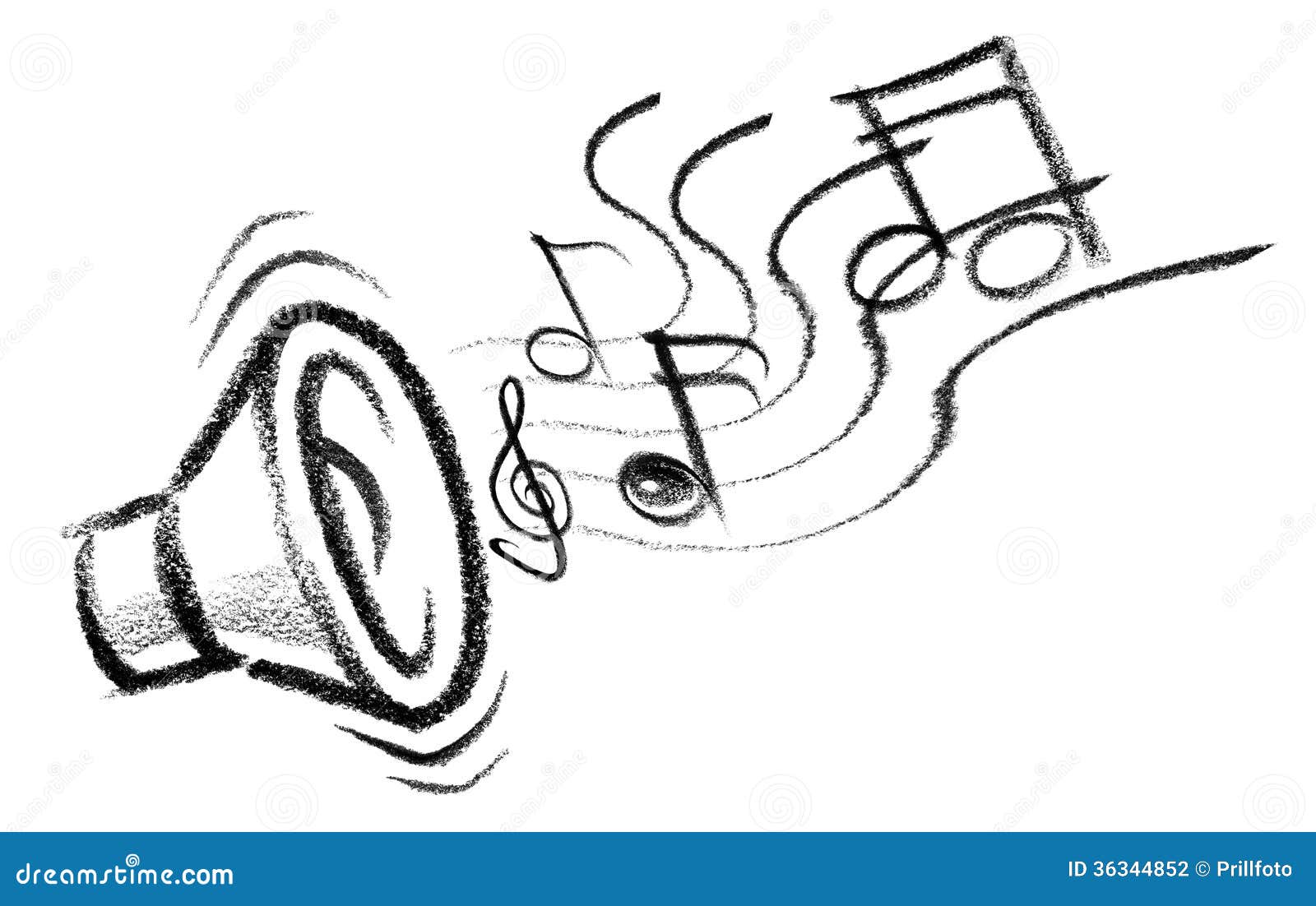 Icono de los sonidos stock de ilustración. Ilustración de altavoz ...