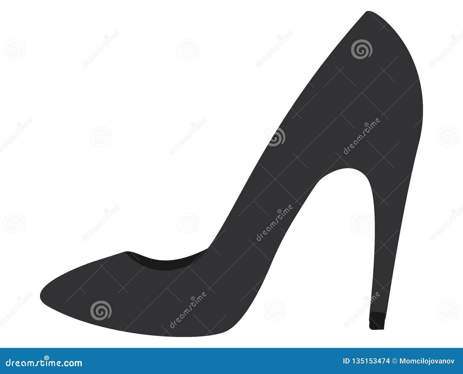 Icono de los tacones altos ilustración del vector. Ilustración de ...