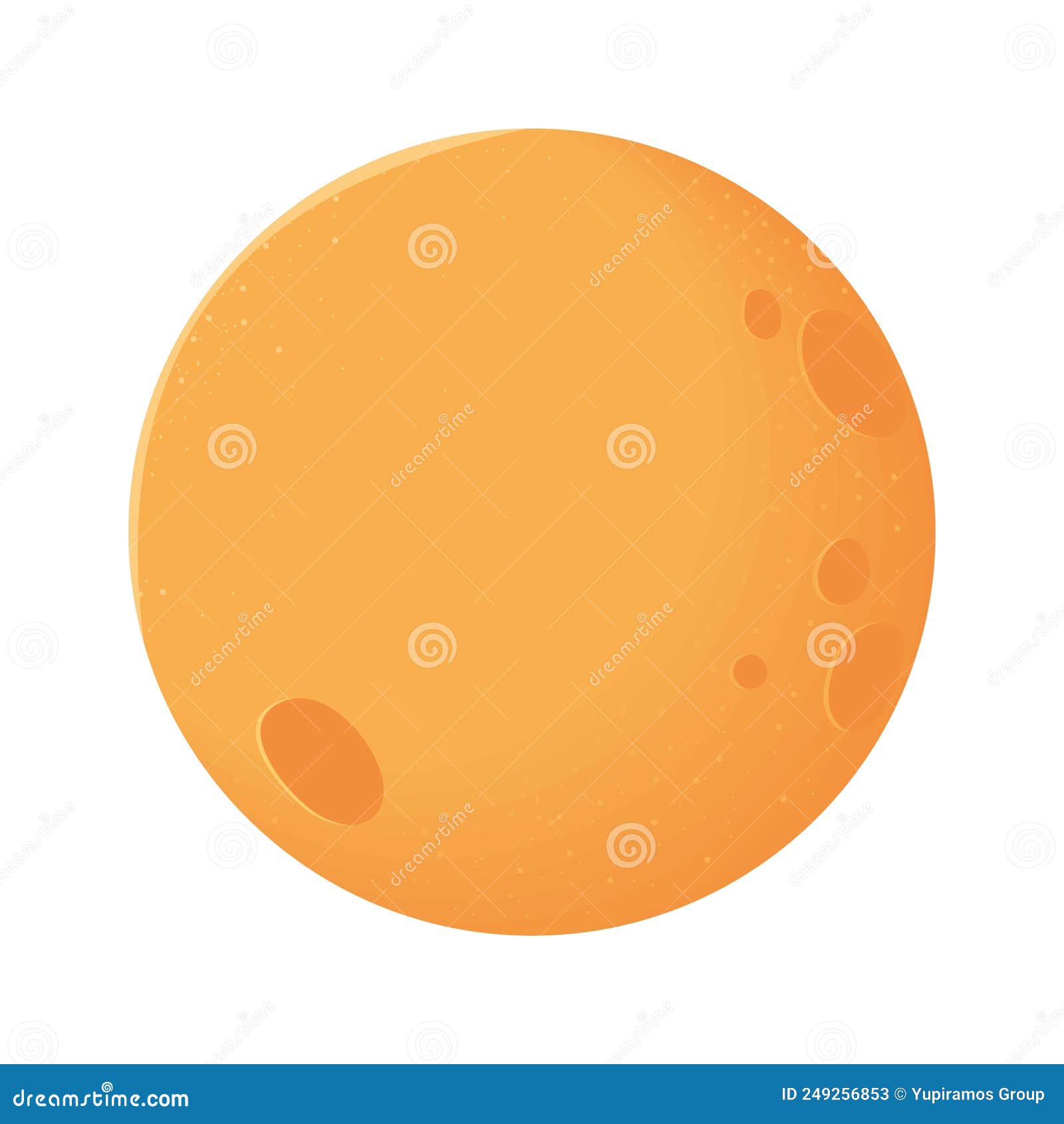 Icono de luna llena ilustración del vector. Ilustración de completo ...