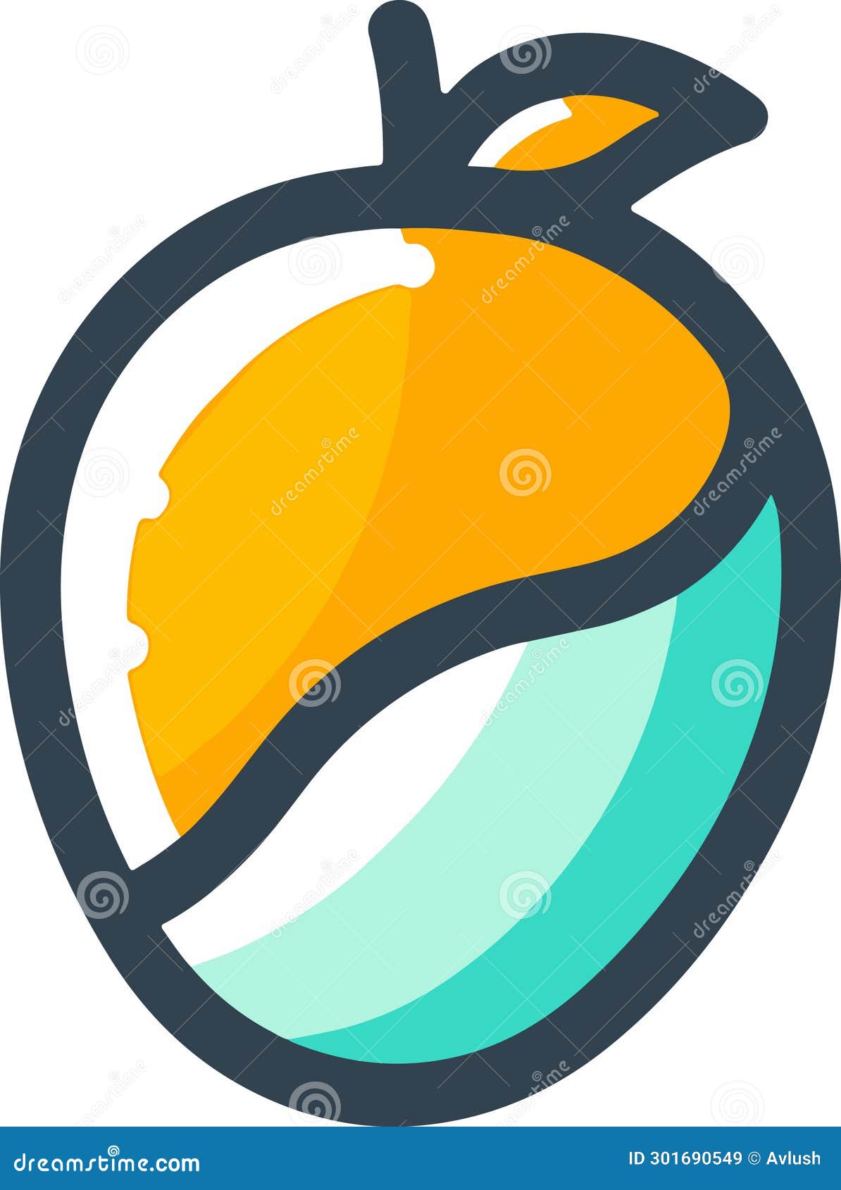 Icono de mango ilustración del vector. Ilustración de fresco - 301690549