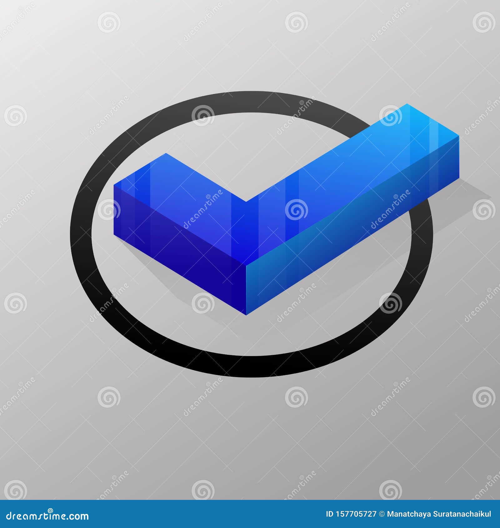 Icono de marca azul stock de ilustración. Ilustración de respuesta ...