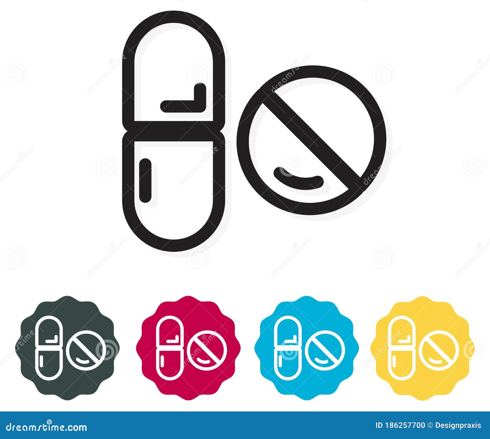 Icono de medicina general ilustración del vector. Ilustración de ...