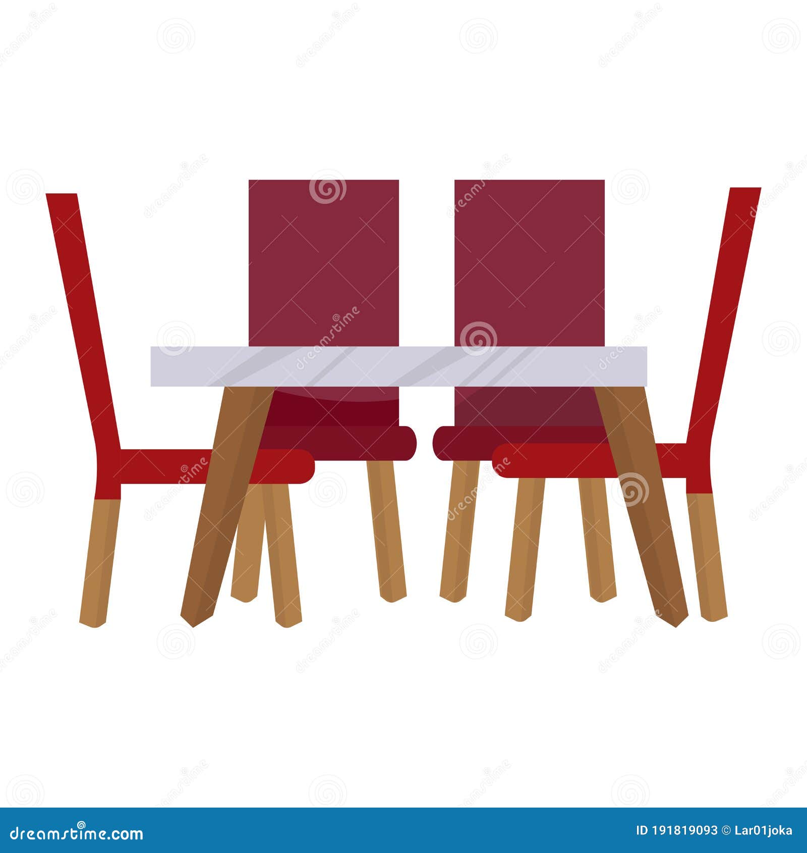 Icono de mesa de comedor ilustración del vector. Ilustración de ...