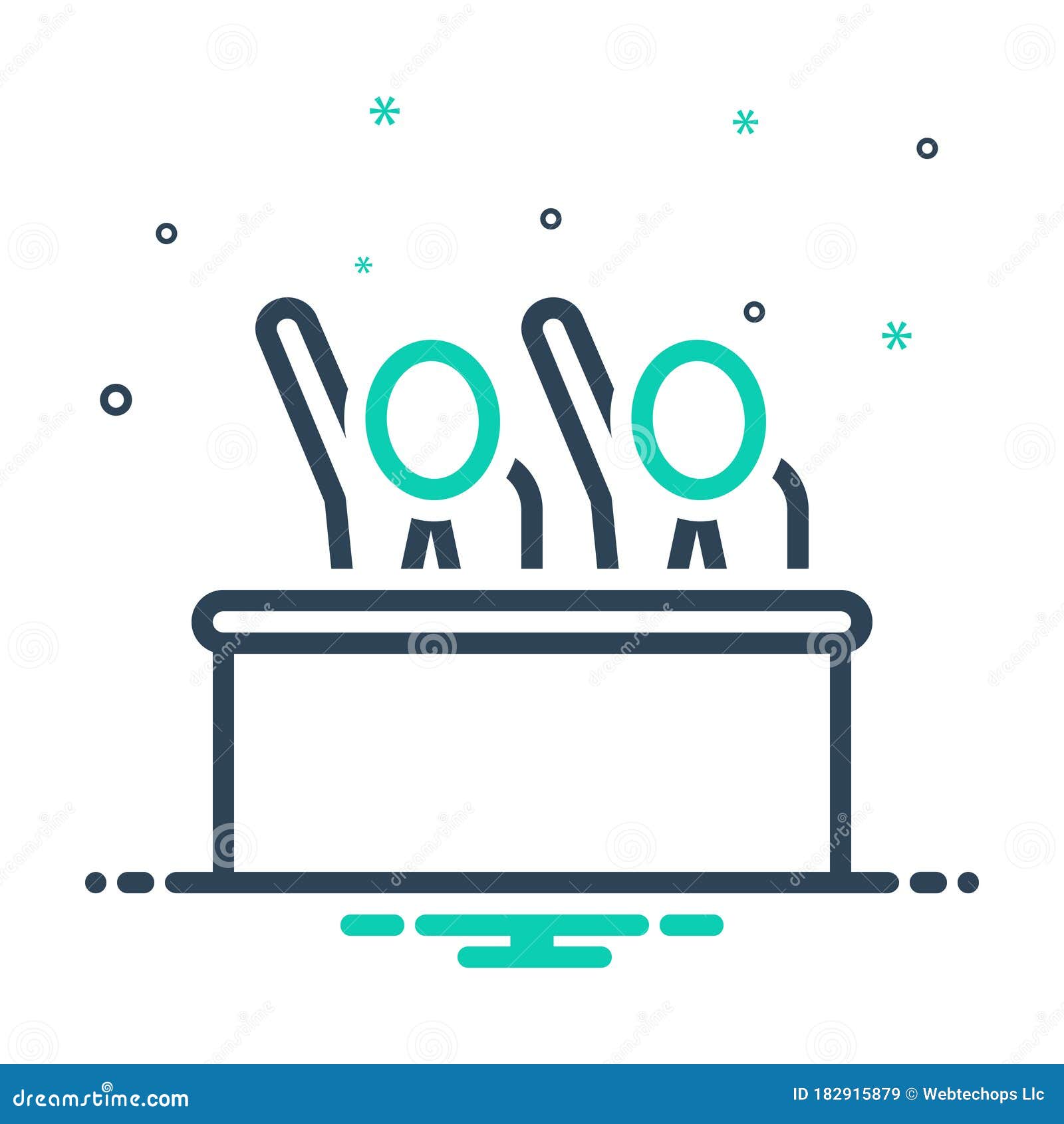 Icono De Mezcla Para Participar Participar Participar Y Debatir ...