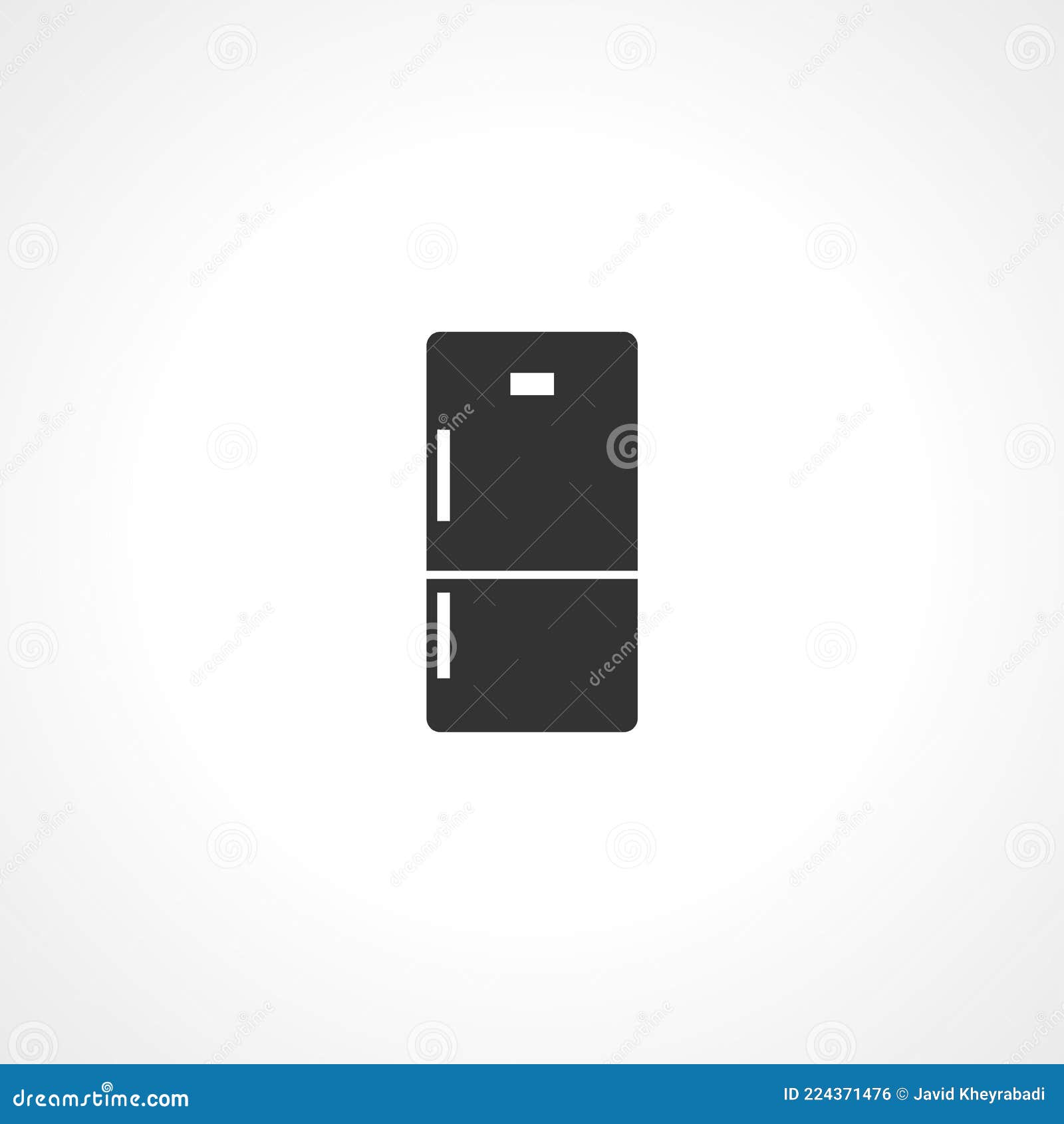 Icono De Nevera. Icono Simple Aislado De Nevera Ilustración del Vector ...