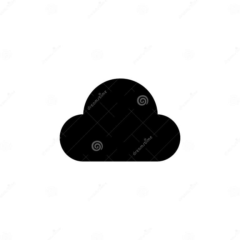 Icono De Nube . Icono De Vector De Nube Ilustración del Vector ...