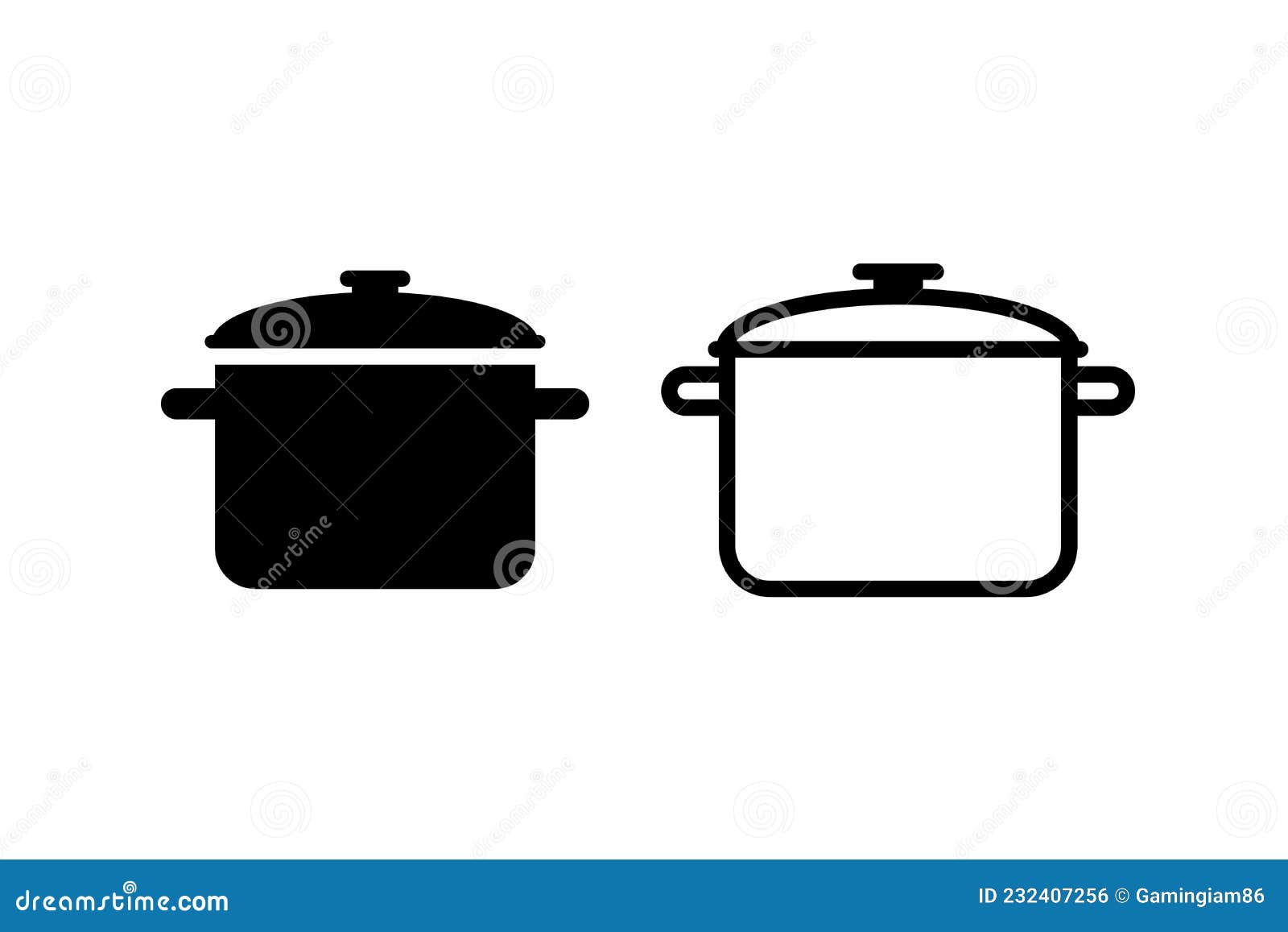 Icono De Olla De Cocina Para Aplicaciones Y Sitios Web Ilustración del ...