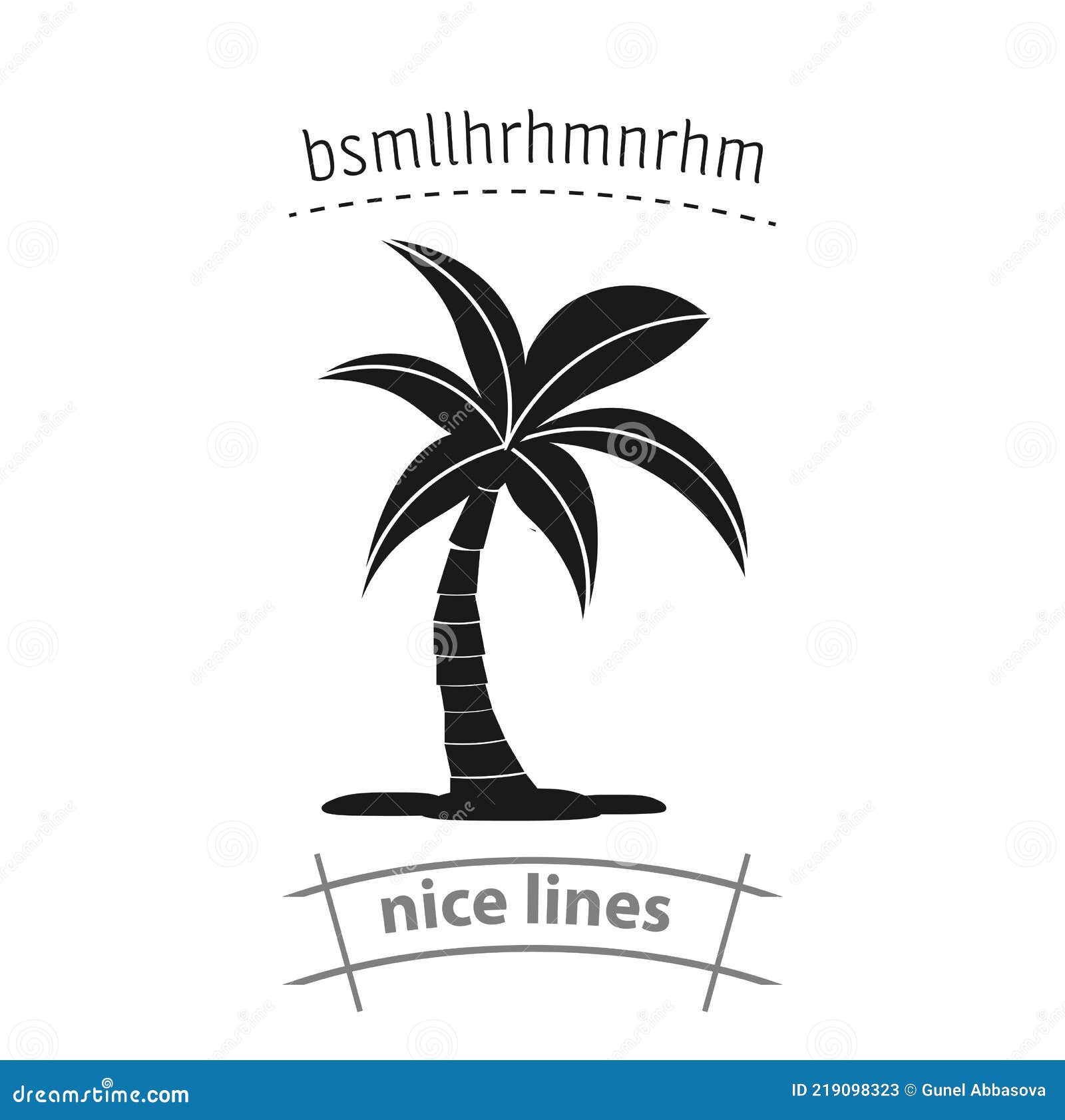 Icono De Palm Simple. Icono Aislado De Palma Ilustración del Vector ...