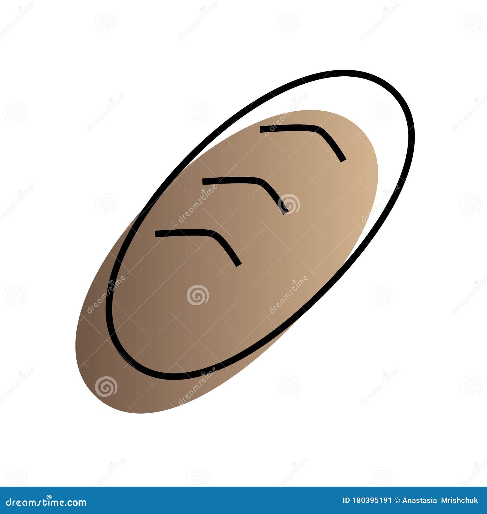 Icono De Pan En Fondo Blanco Stock de ilustración - Ilustración de ...