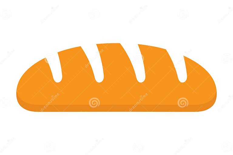 Icono De Pan Icono De Pan Icono De Pan Icono Plano. Ilustración del ...