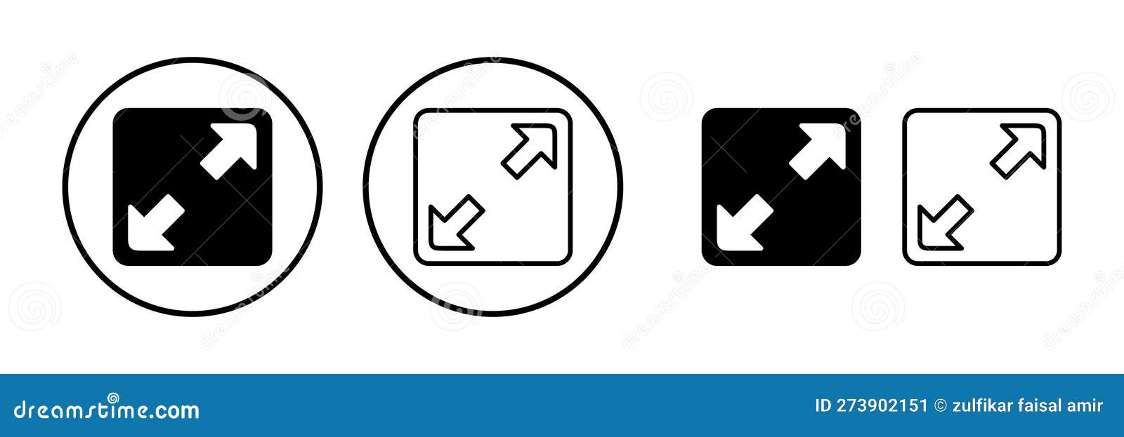 Icono De Pantalla Completa . Icono De Expandir Pantalla Completa ...