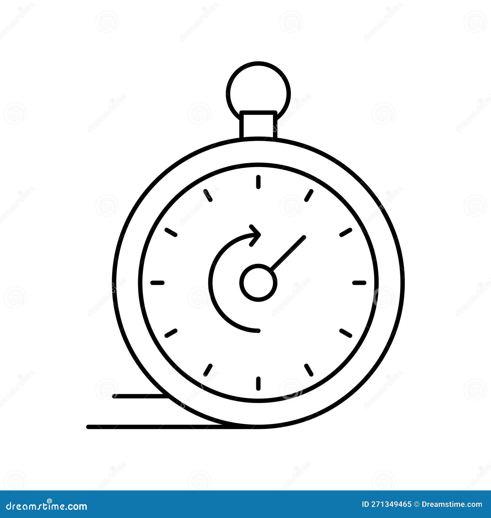 Icono de paro ilustración del vector. Ilustración de comienzo - 271349465