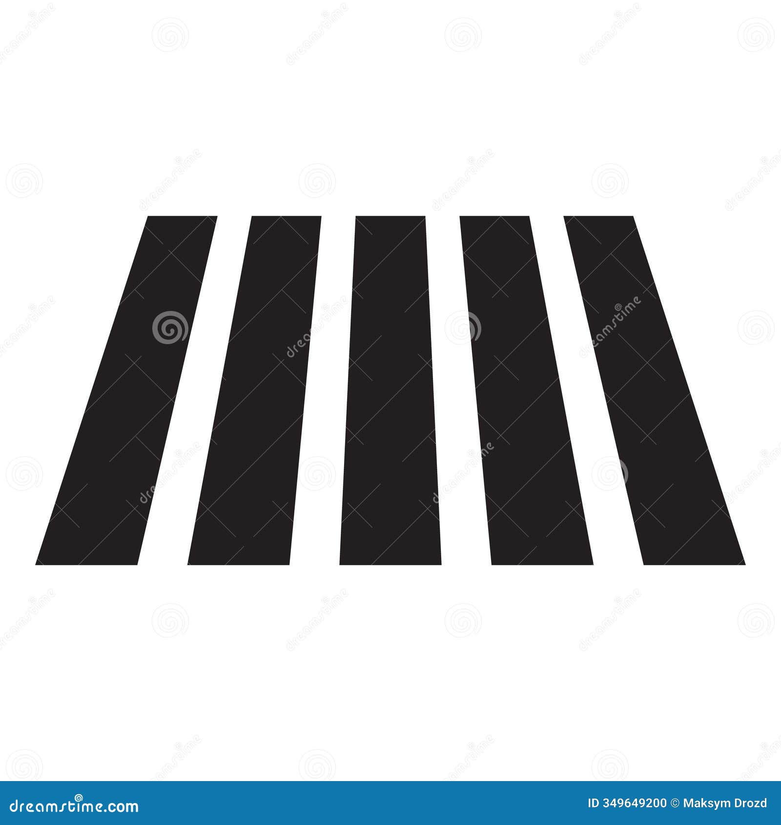 Icono De Paso Peatonal. Icono De La Cruz De Cebra. Ilustración del ...