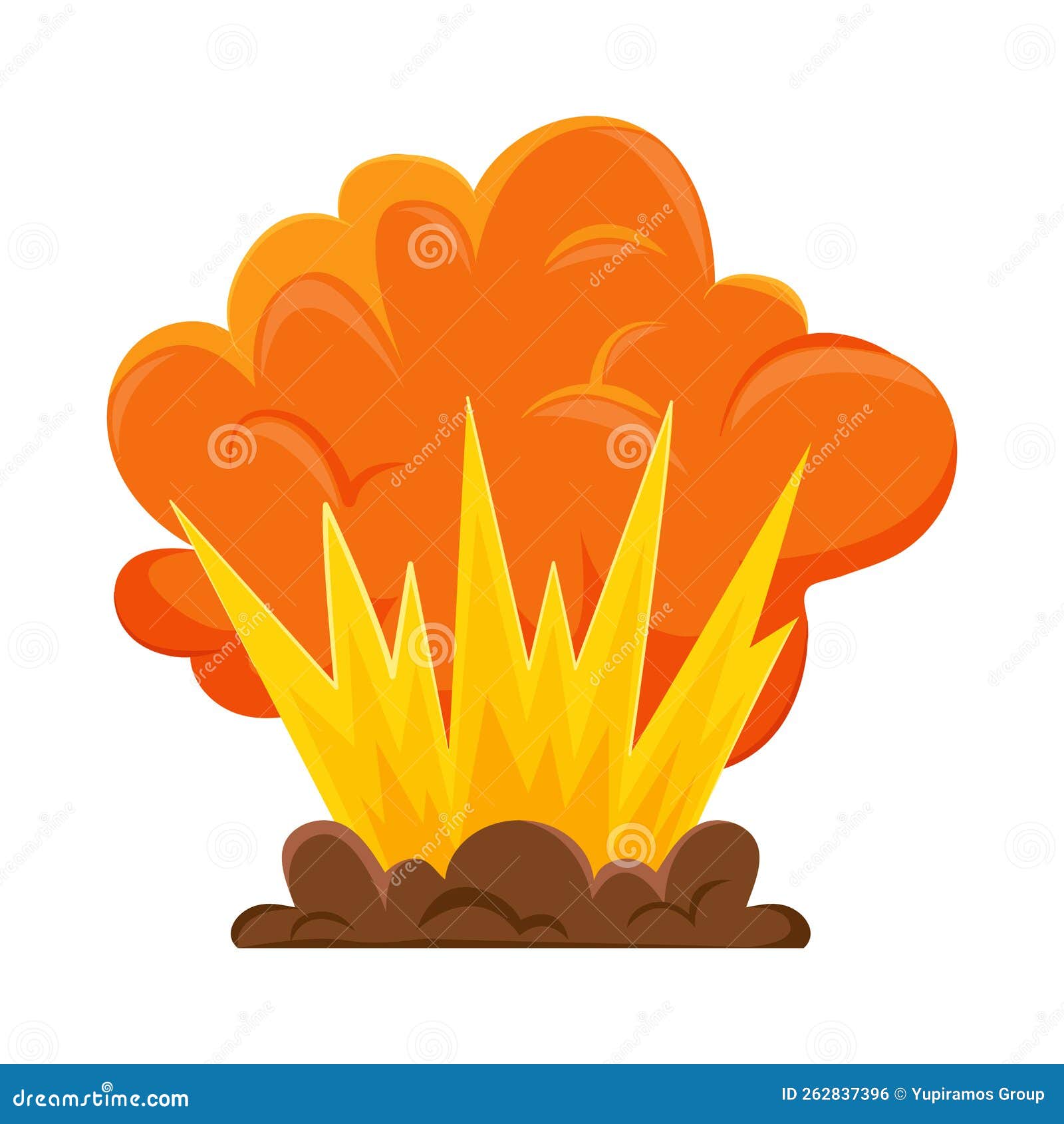 Icono de peligro explosivo ilustración del vector. Ilustración de llama ...