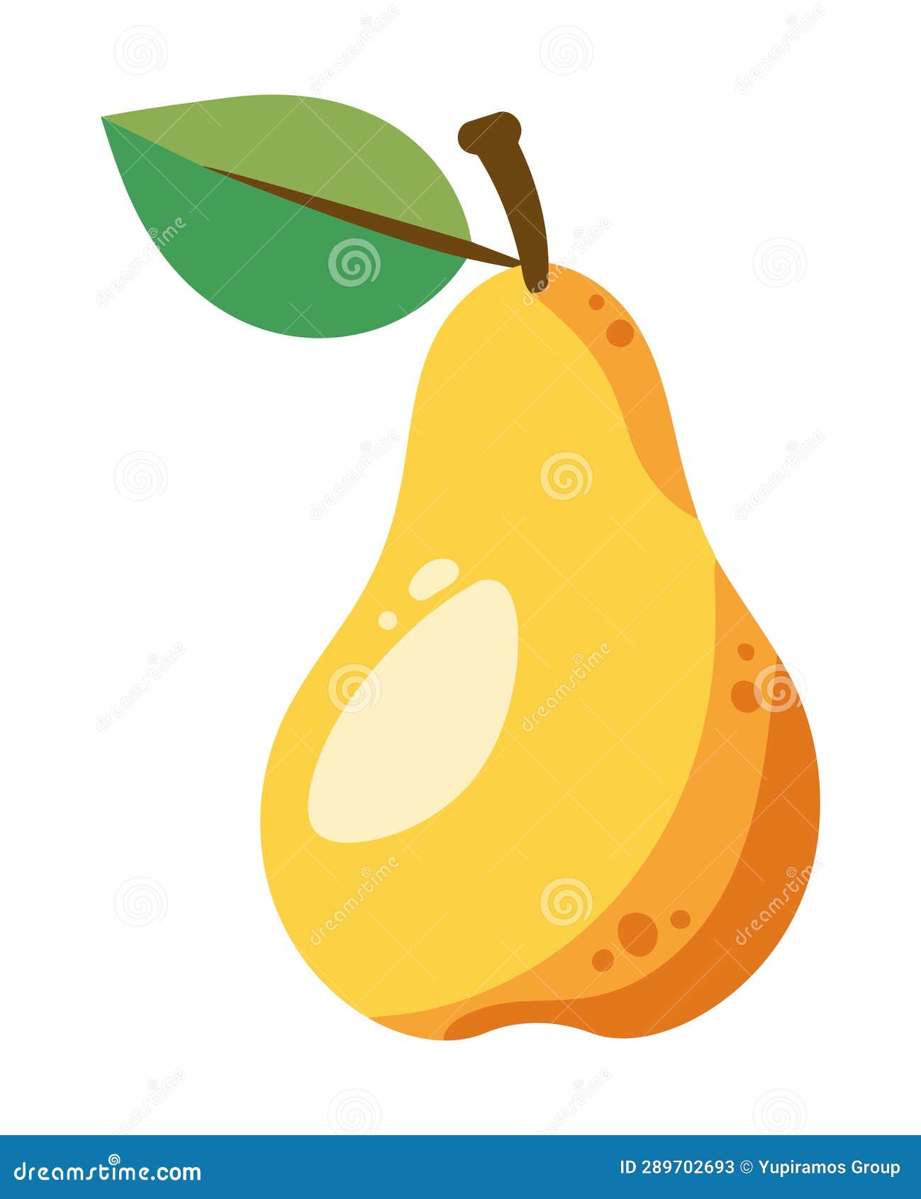 Icono de peras ilustración del vector. Ilustración de hojas - 289702693