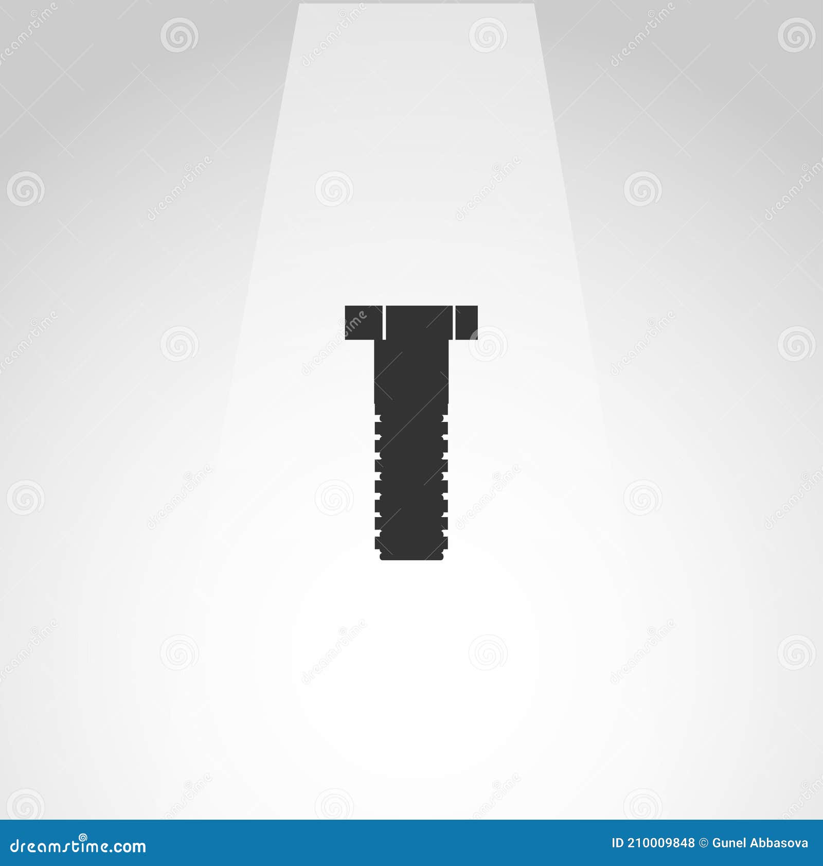 Icono De Perno Perno Icono Aislado Simple Stock de ilustración - Ilustración de botones ...