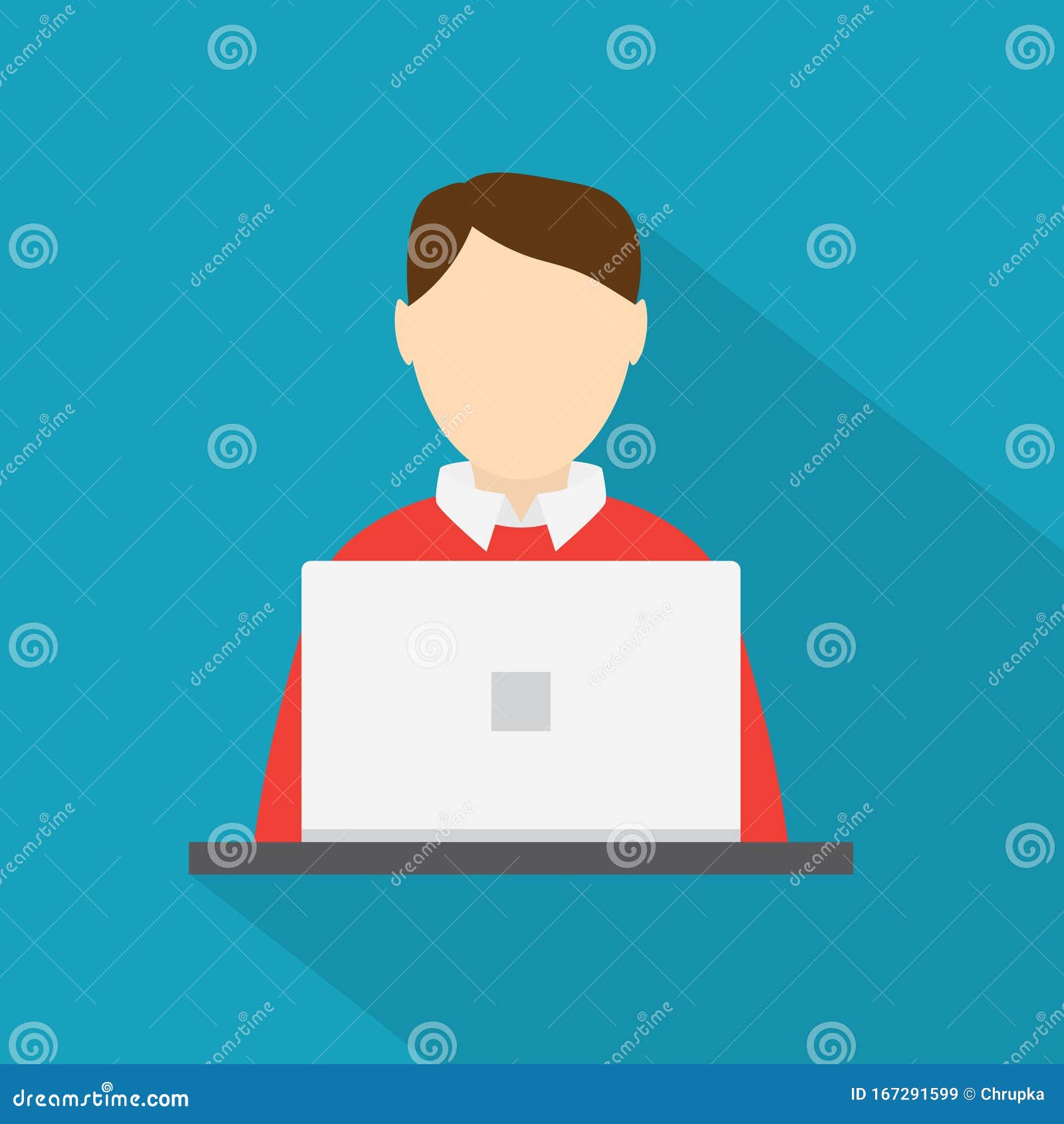 Icono De Persona Programadora Ilustración del Vector - Ilustración de ...