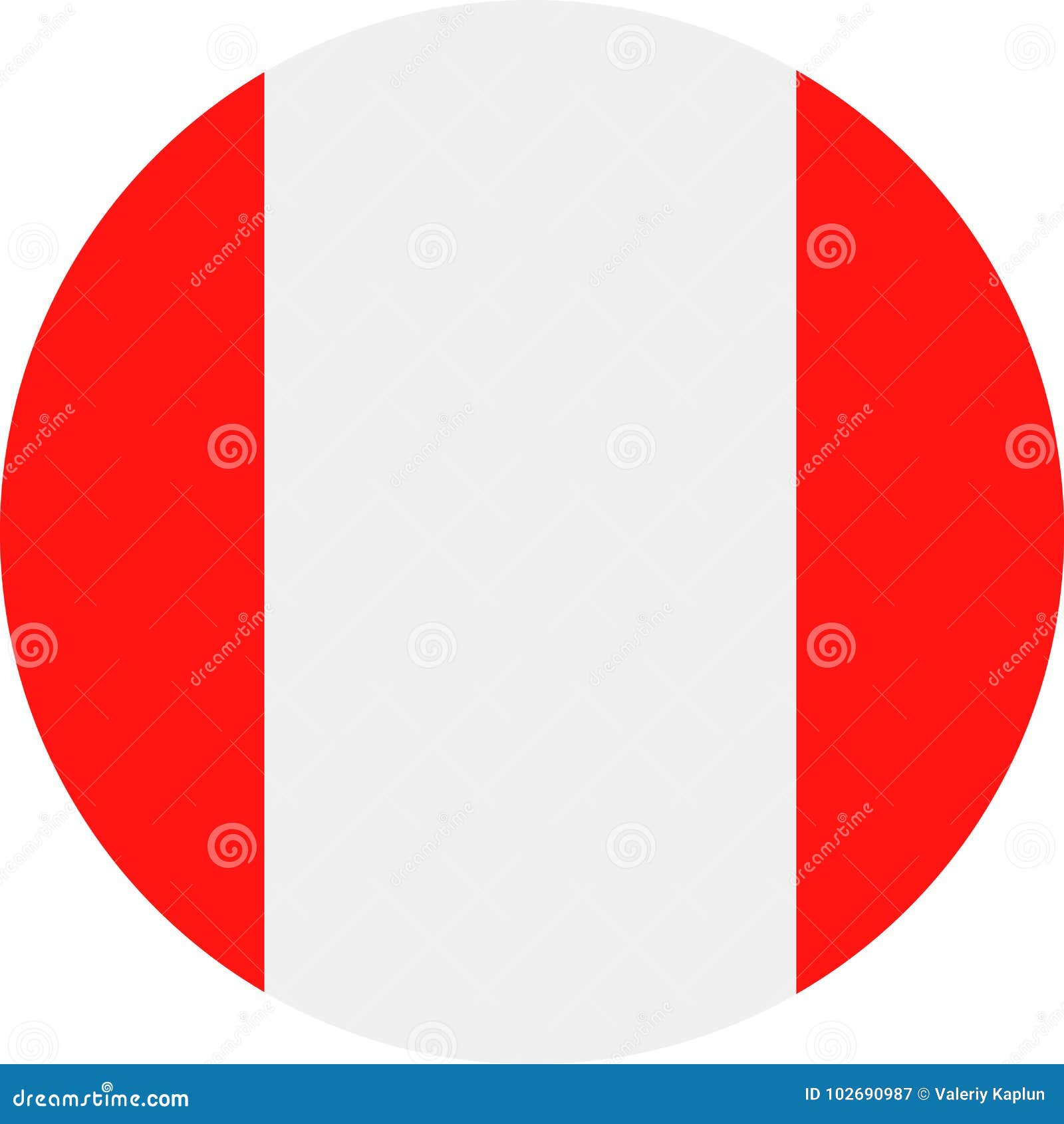Icono De Peru Flag Vector Round Flat Stock de ilustración - Ilustración ...