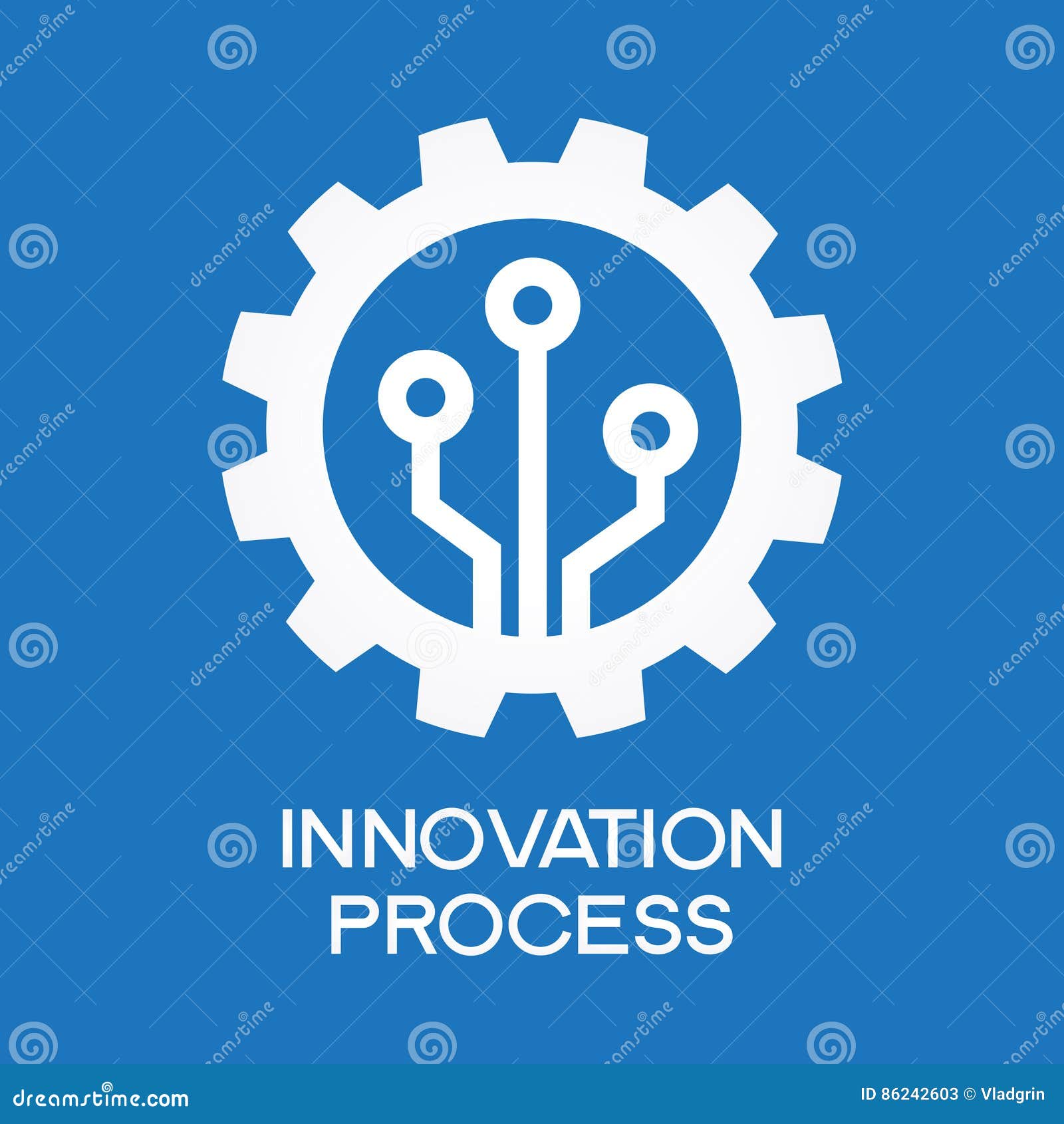 Icono De Proceso Automático Ilustración del Vector - Ilustración de ...