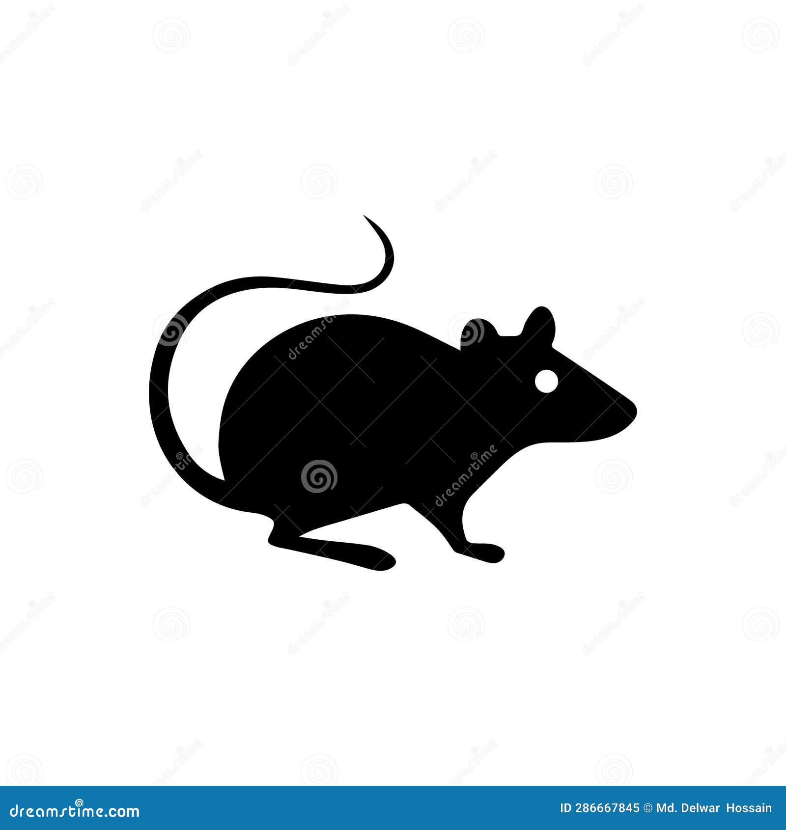 Icono de rata ilustración del vector. Ilustración de historieta - 286667845