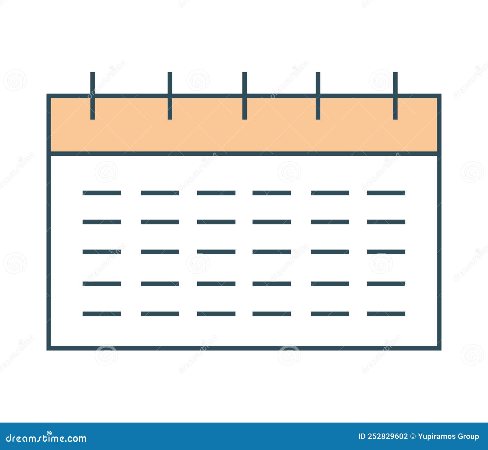 Icono De Recordatorio De Calendario Ilustración del Vector ...