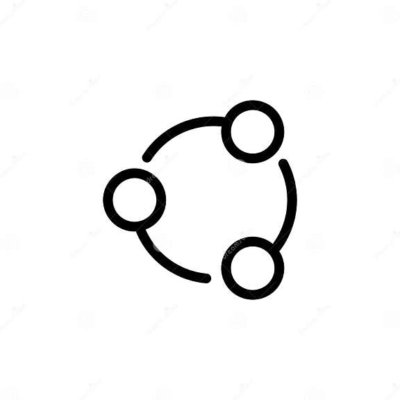 Icono De Recurso Compartido . Icono De Vector Compartido Ilustración del Vector - Ilustración de ...